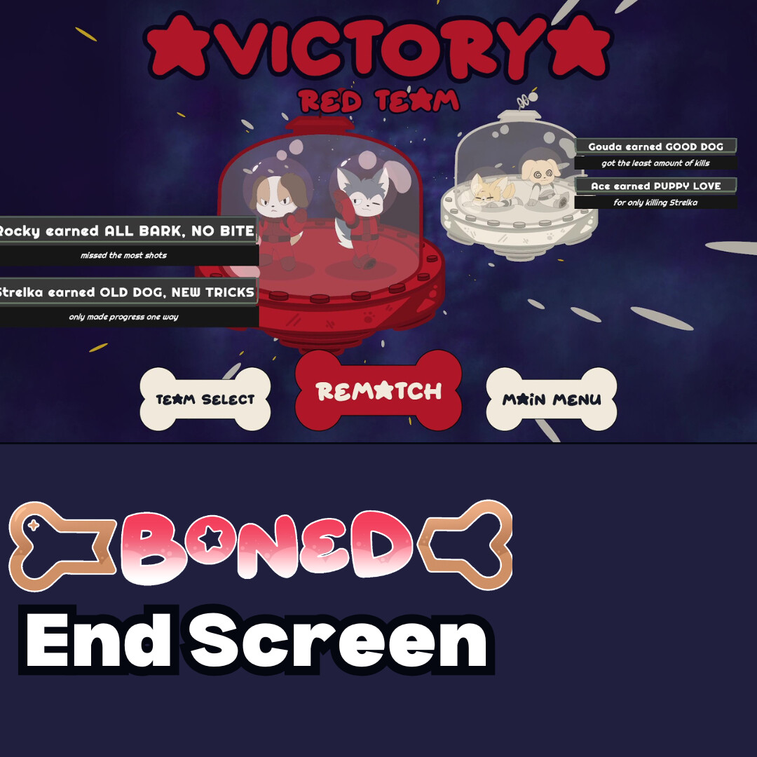 ArtStation - BONED- End Screen