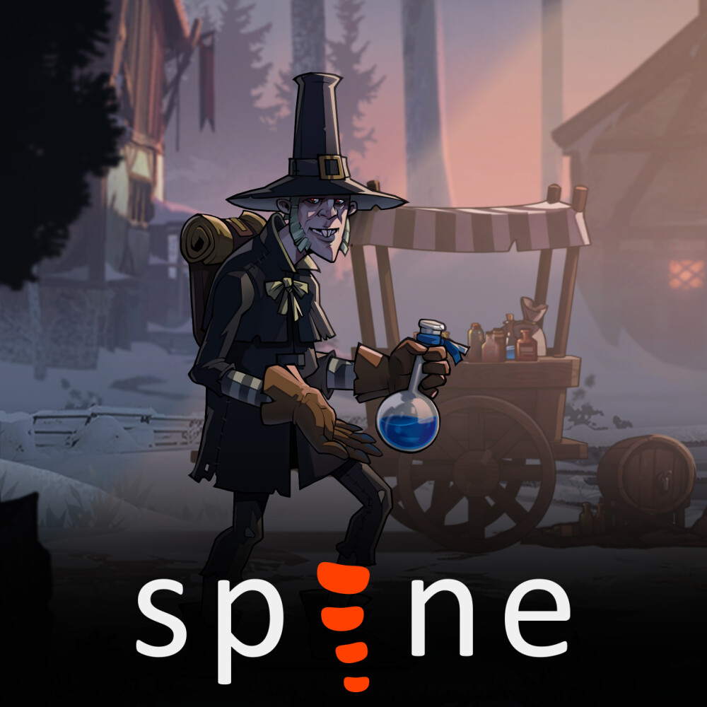 ArtStation - The Strange Merchant. Scene animation