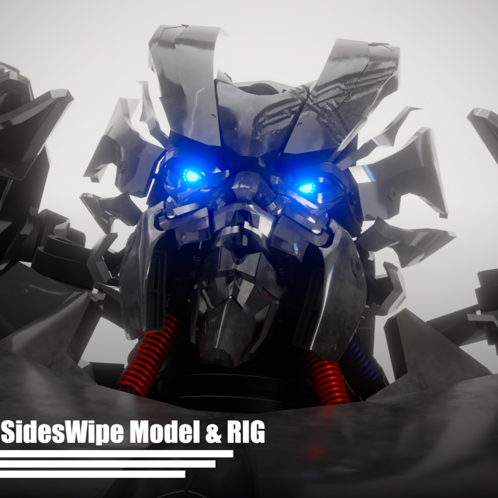 ArtStation - Fan-Art SidesWipe - Model and RIG