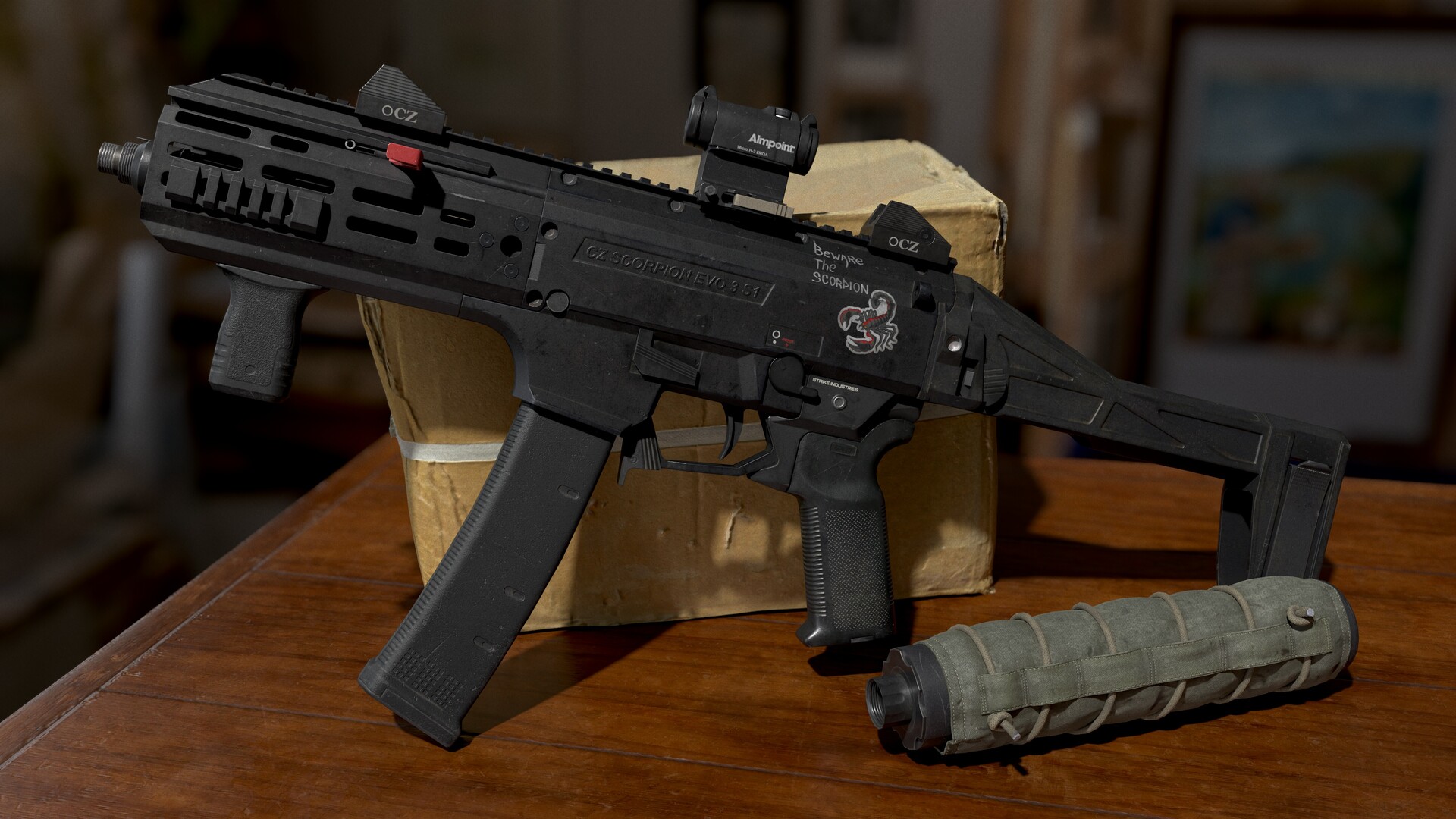 ArtStation - CZ Scorpion EVO 3 Custom