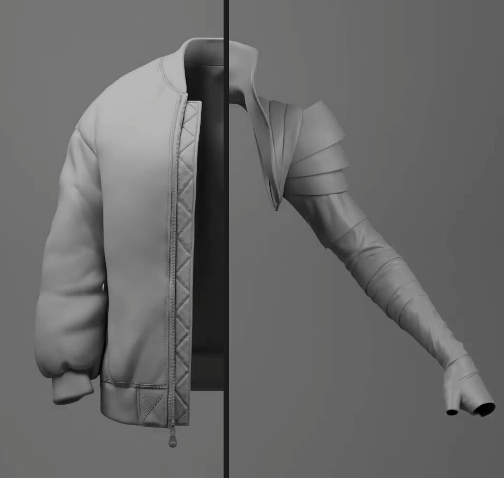 ArtStation - Mixed garments