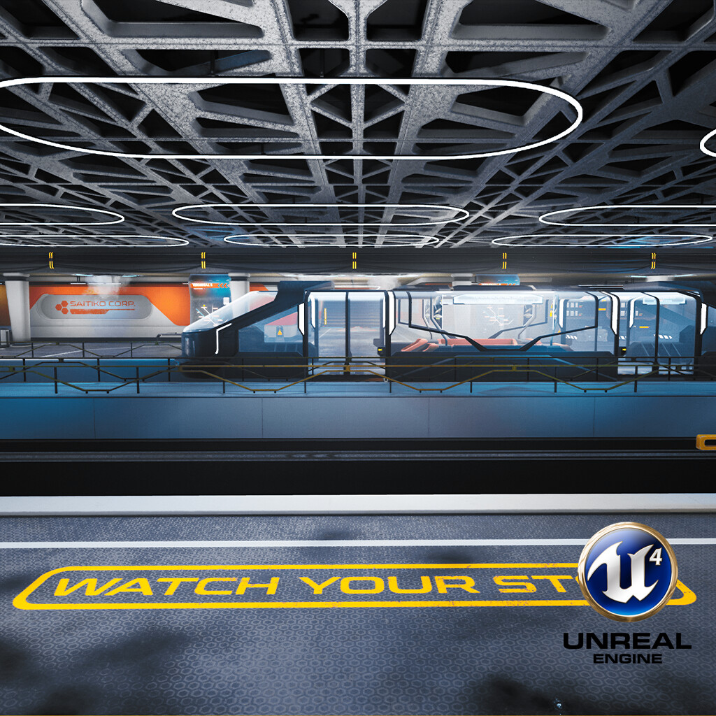 ArtStation - The Subway - Environment Design