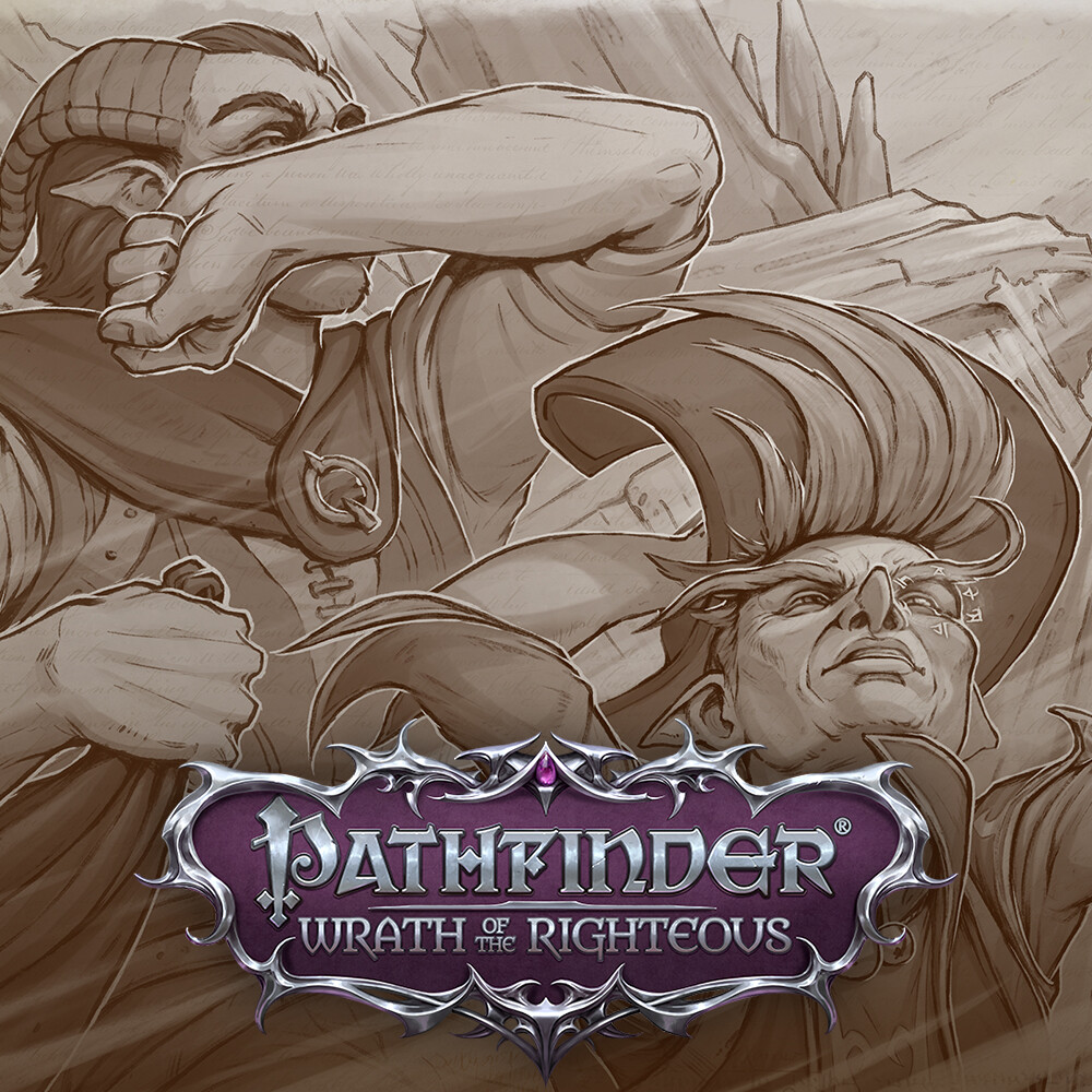 ArtStation - Interchapter Illustrations for Pathfinder: Wrath of the Righteous - The Lord of Nothing