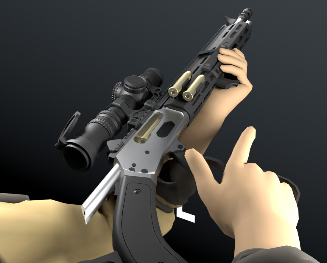 ArtStation - Marlin 1895 SBL Animation Set