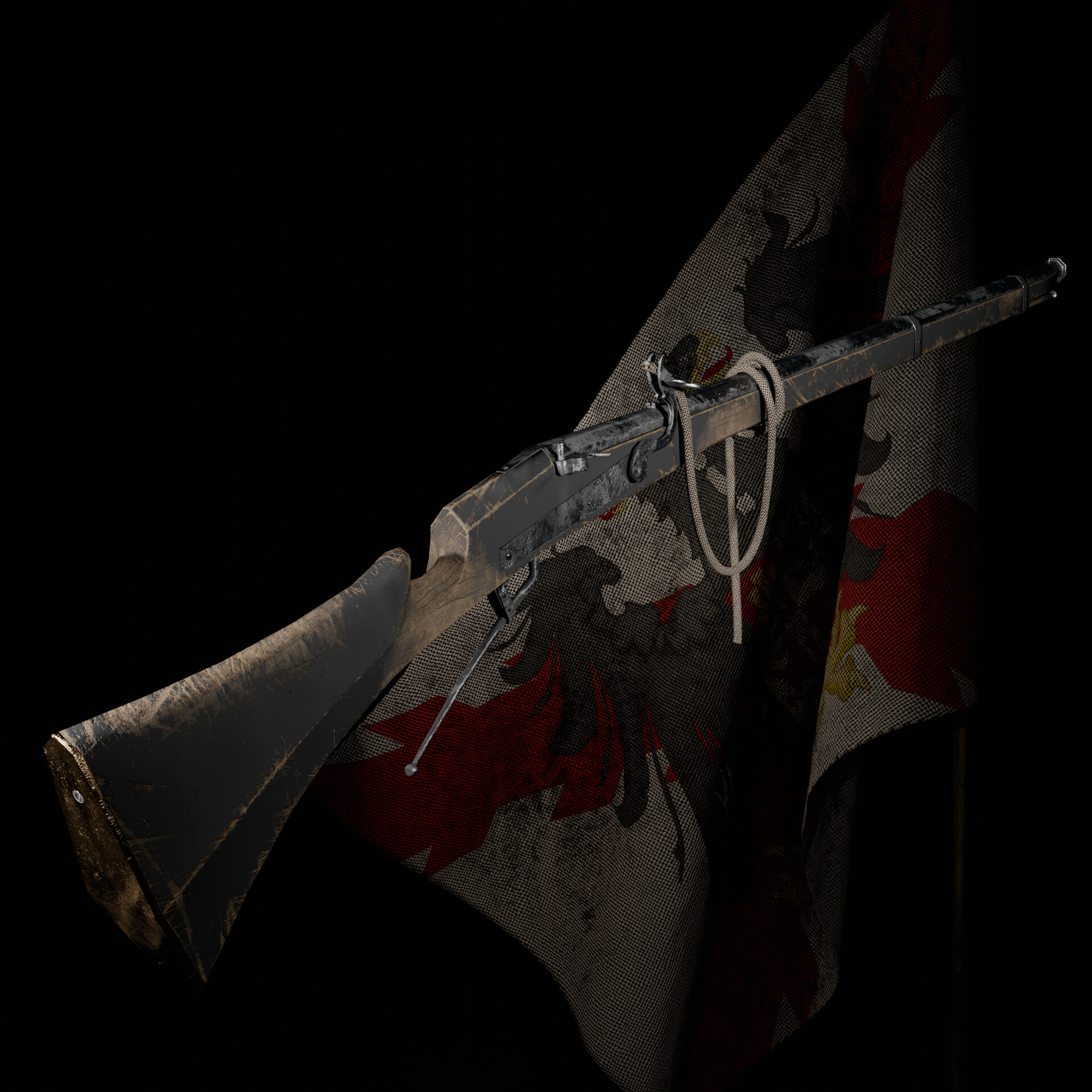 ArtStation - 16th century Spanish Harquebus