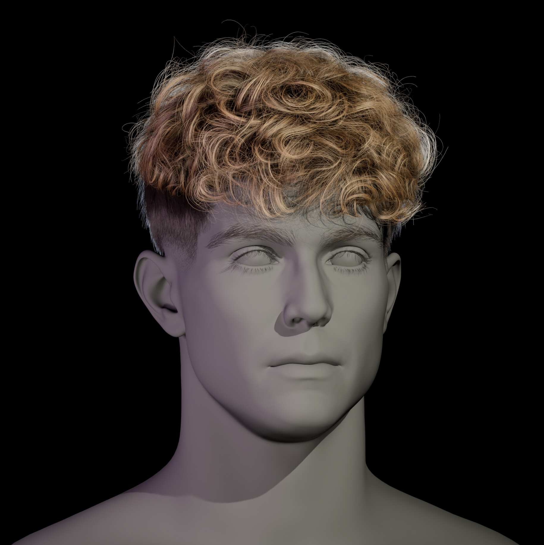 ArtStation - Mid Drop Fade Haircut / Groom