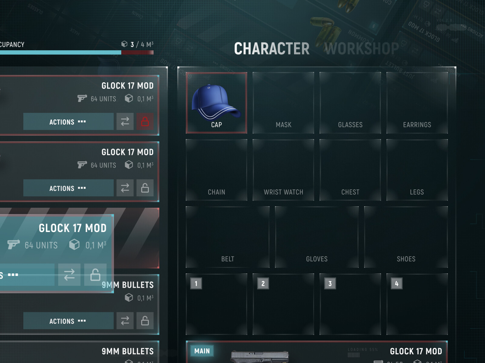 ArtStation - Inventory Concept for Sci-Fi RPG Game