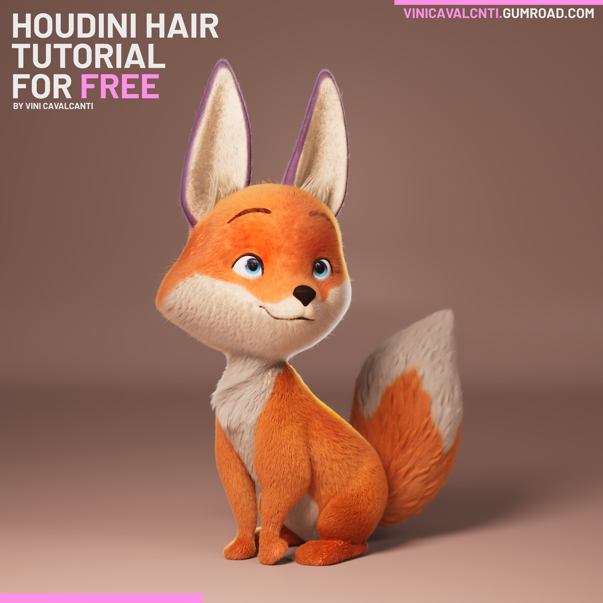 ArtStation - Cute Fox | 3D Character Art