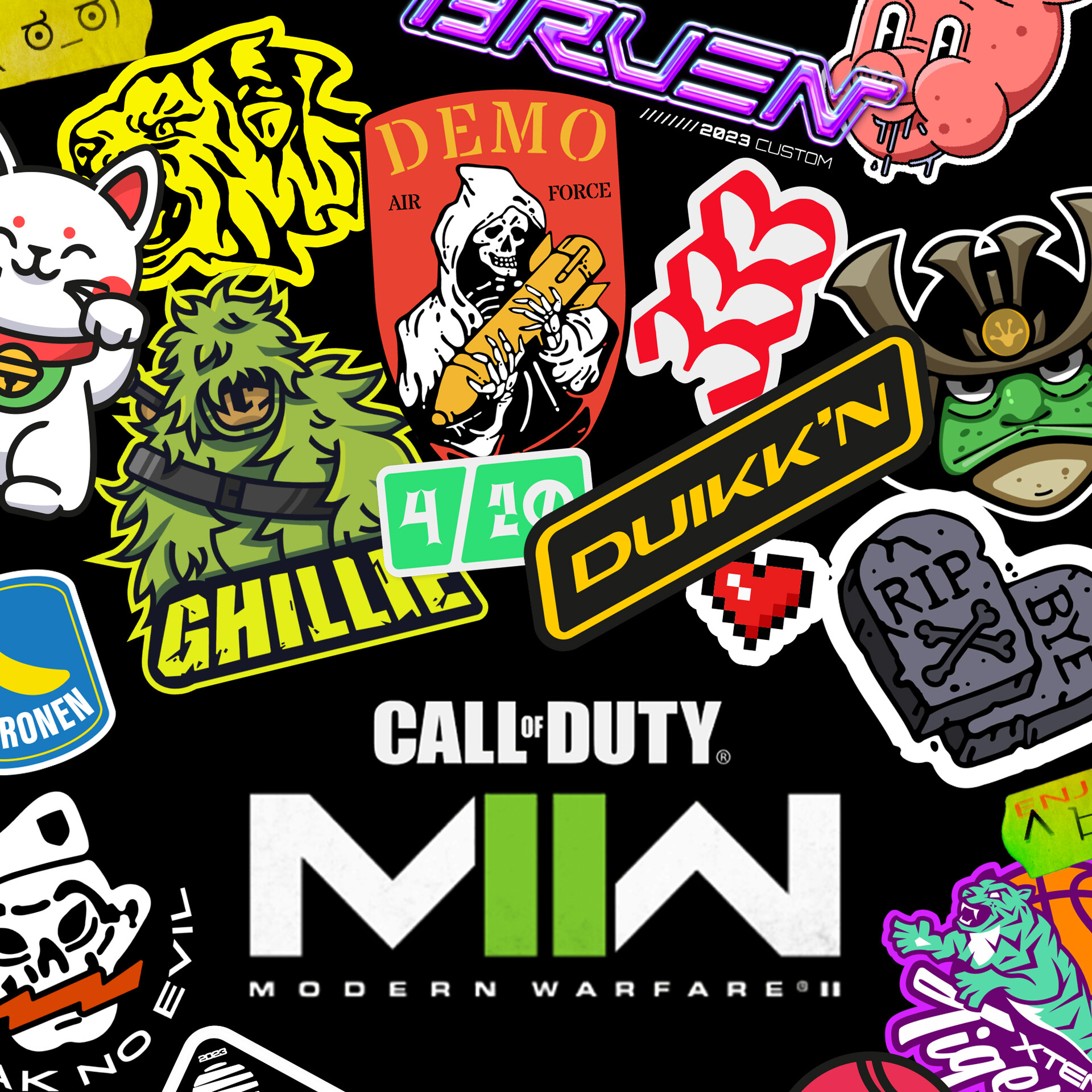 ArtStation - Modern Warfare 2 2022 - various graphic designs