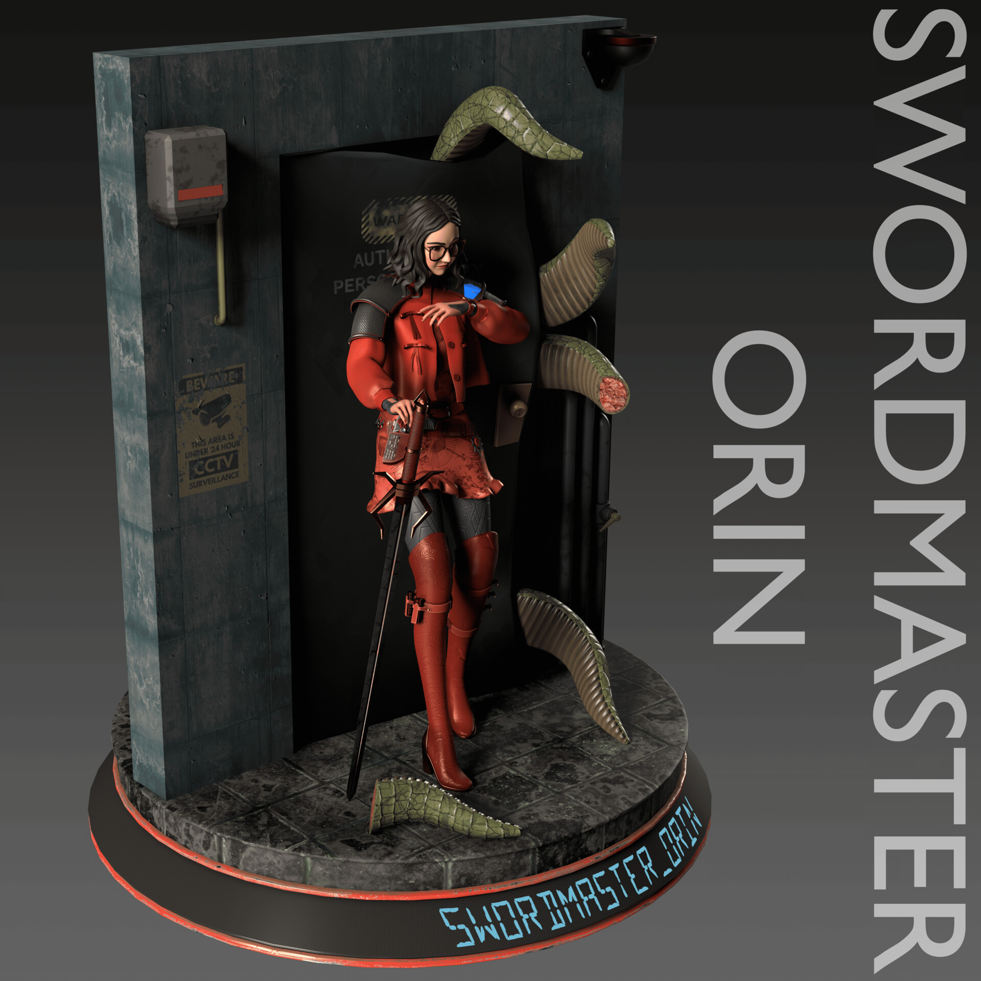 ArtStation - Swordmaster Orin - Monster Slayer