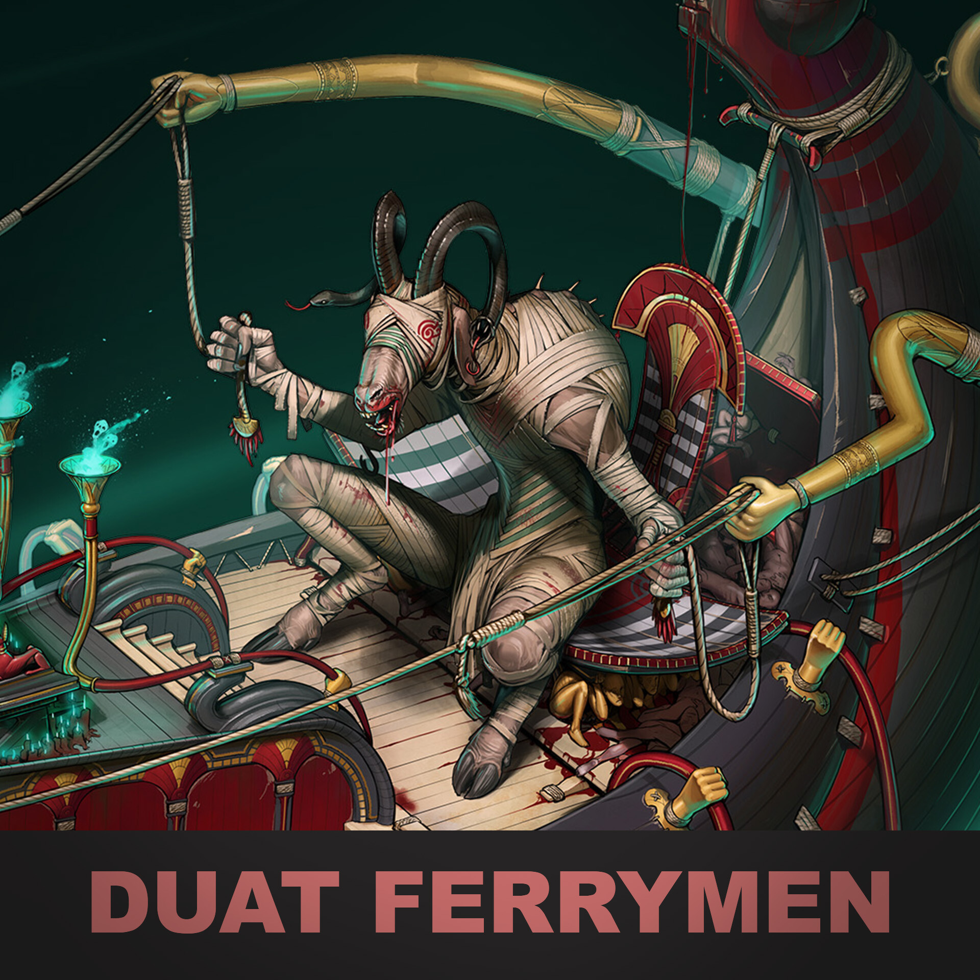 ArtStation - Ferrymen of the Duat