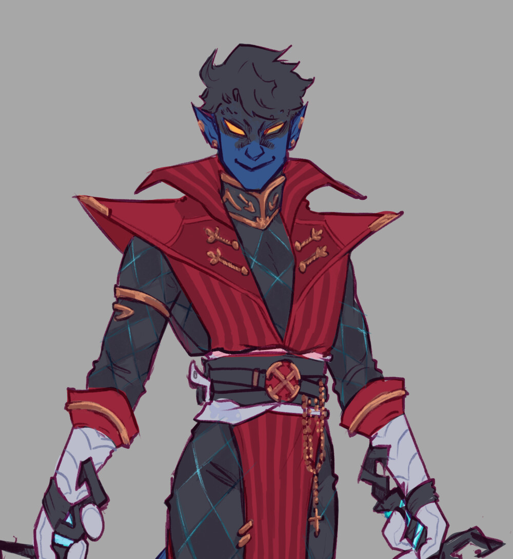 ArtStation - Marvel Rivals Fan Concept: Nightcrawler