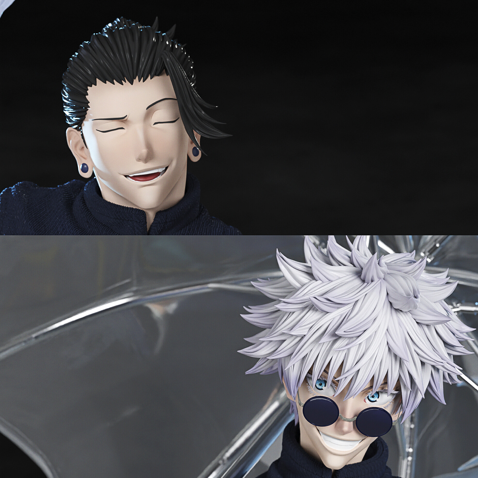 ArtStation - Satoru Gojo and Suguru Geto - Jujutsu Kaisen FanArt