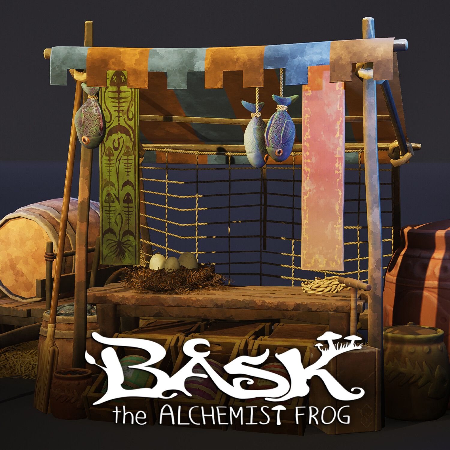 ArtStation - Prop Showcase | Bask: The Alchemist Frog