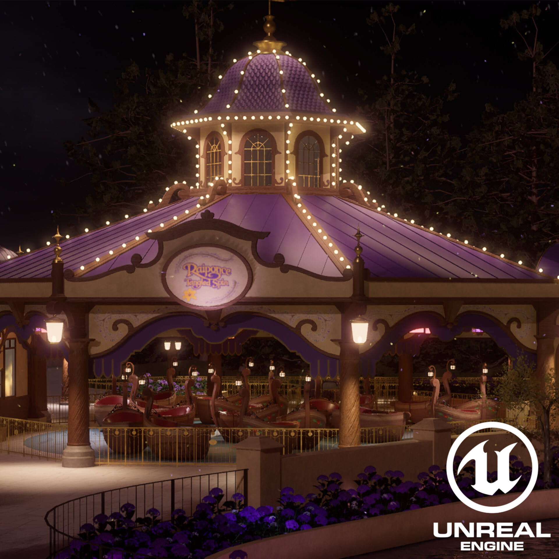 ArtStation - Raiponce Tangled Spin - Disneyland Paris Attraction