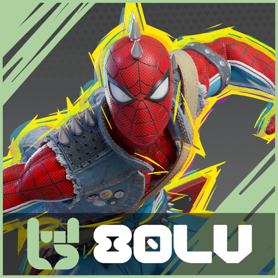 ArtStation - 80lv Article - Spider-Punk