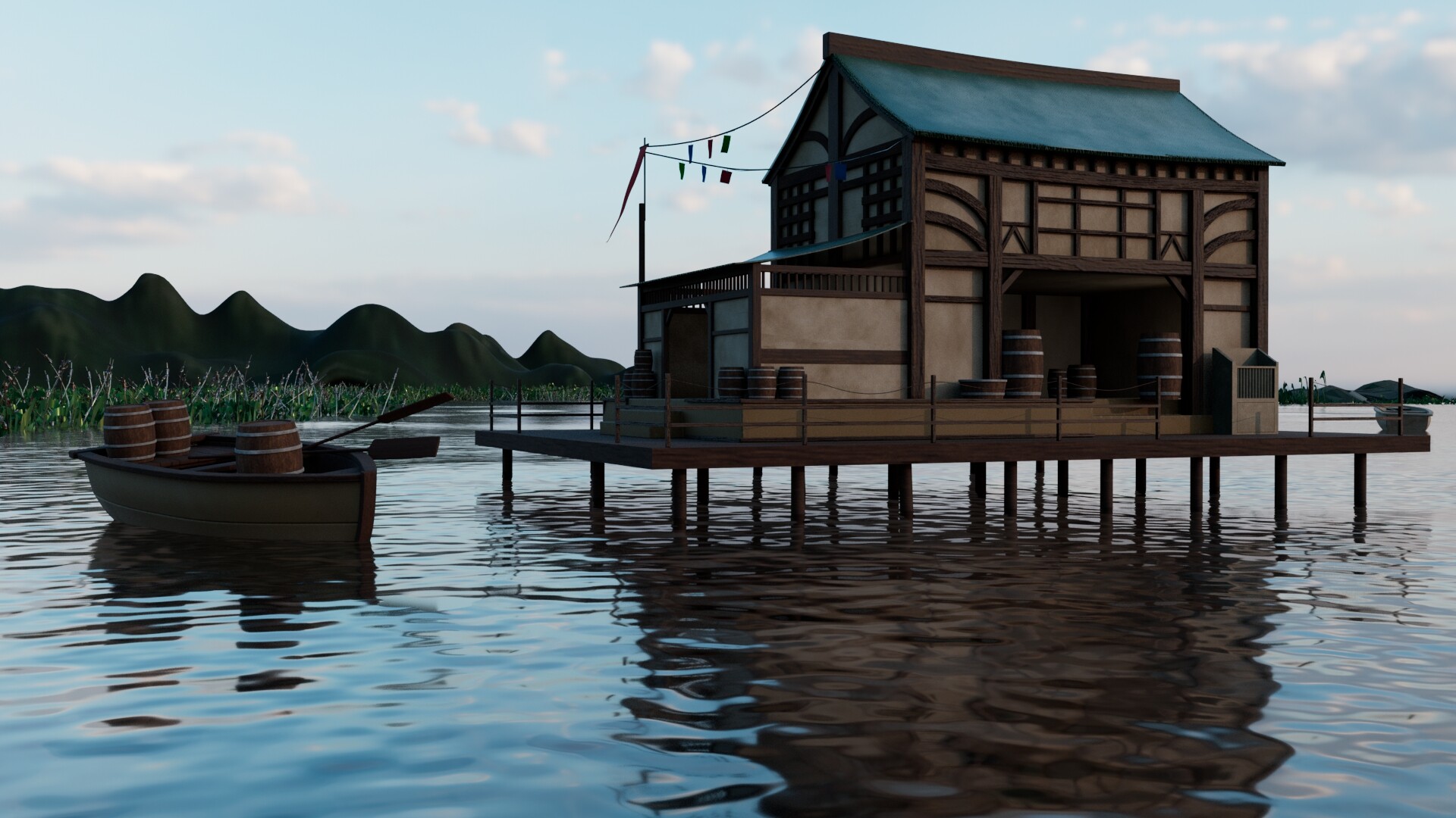 ArtStation - Waterside Warehouse