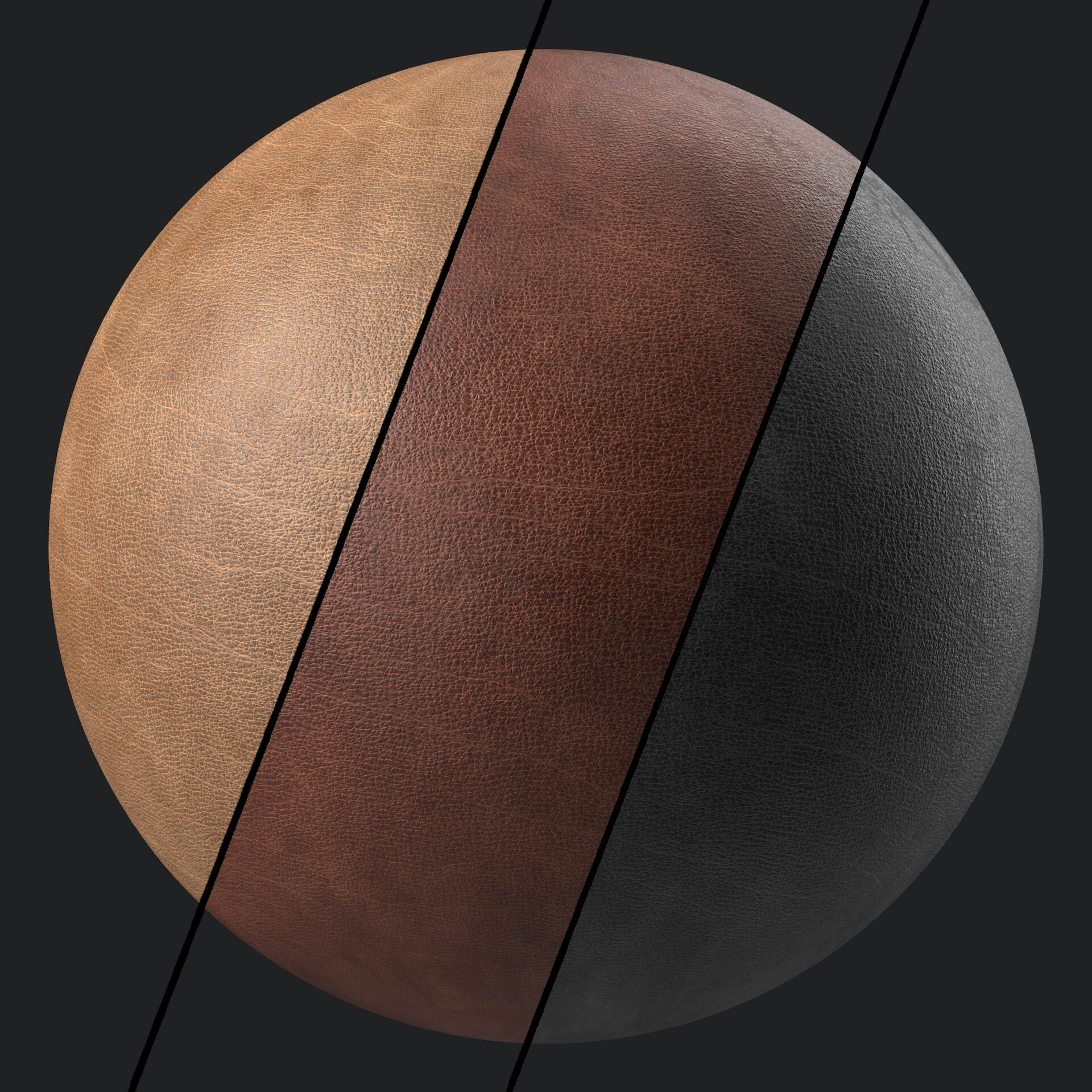 ArtStation - Leather Materials 43- Sbsar Pbr 4k Seamless