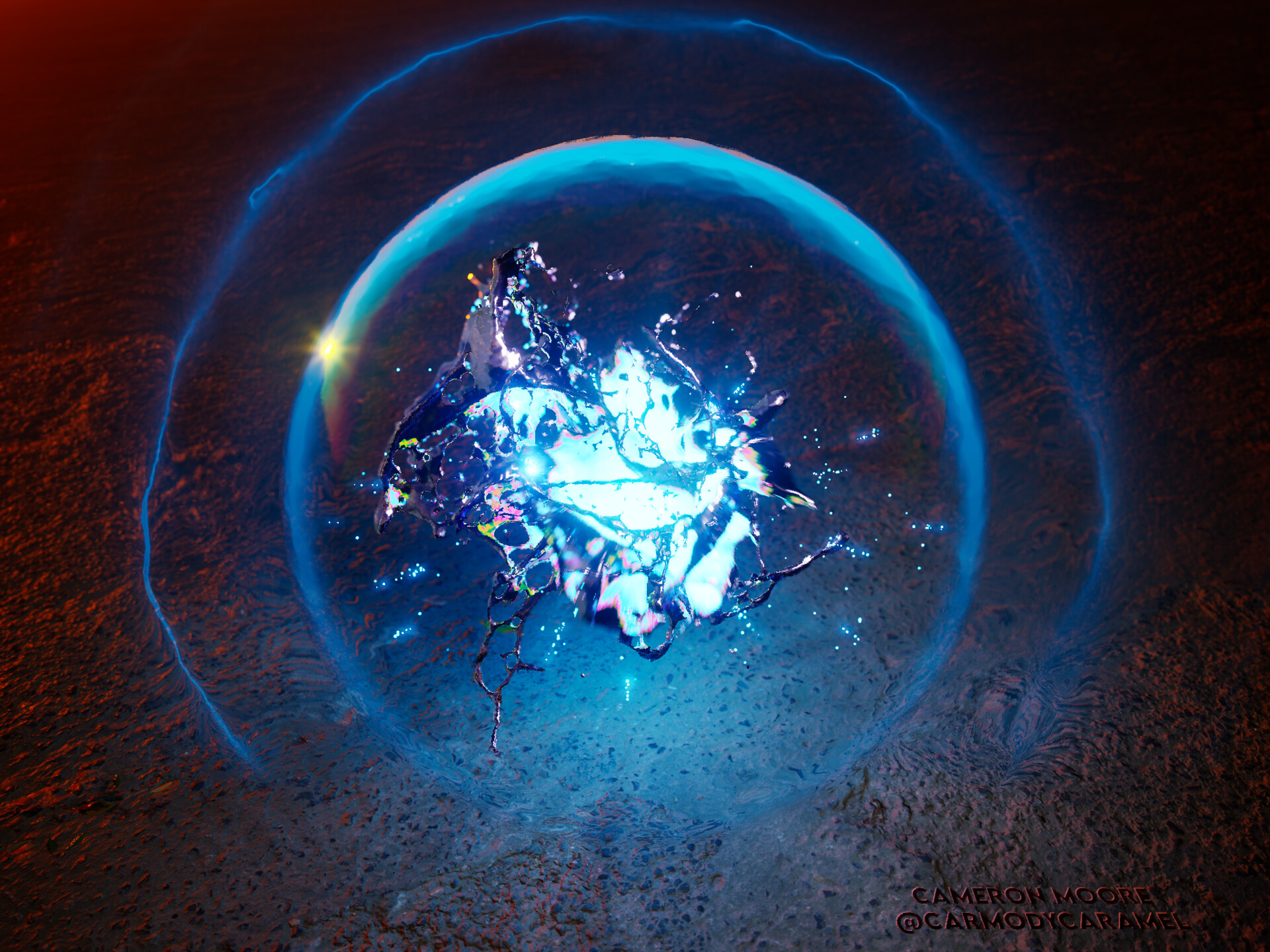 ArtStation - VFX Practice | Living Metal