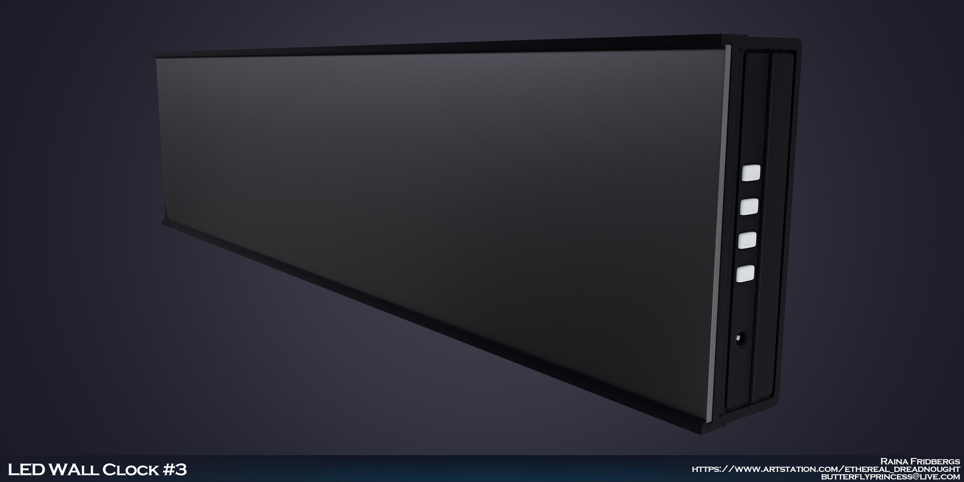 ArtStation - Interior Design: LED Clock Set x3 (UE)