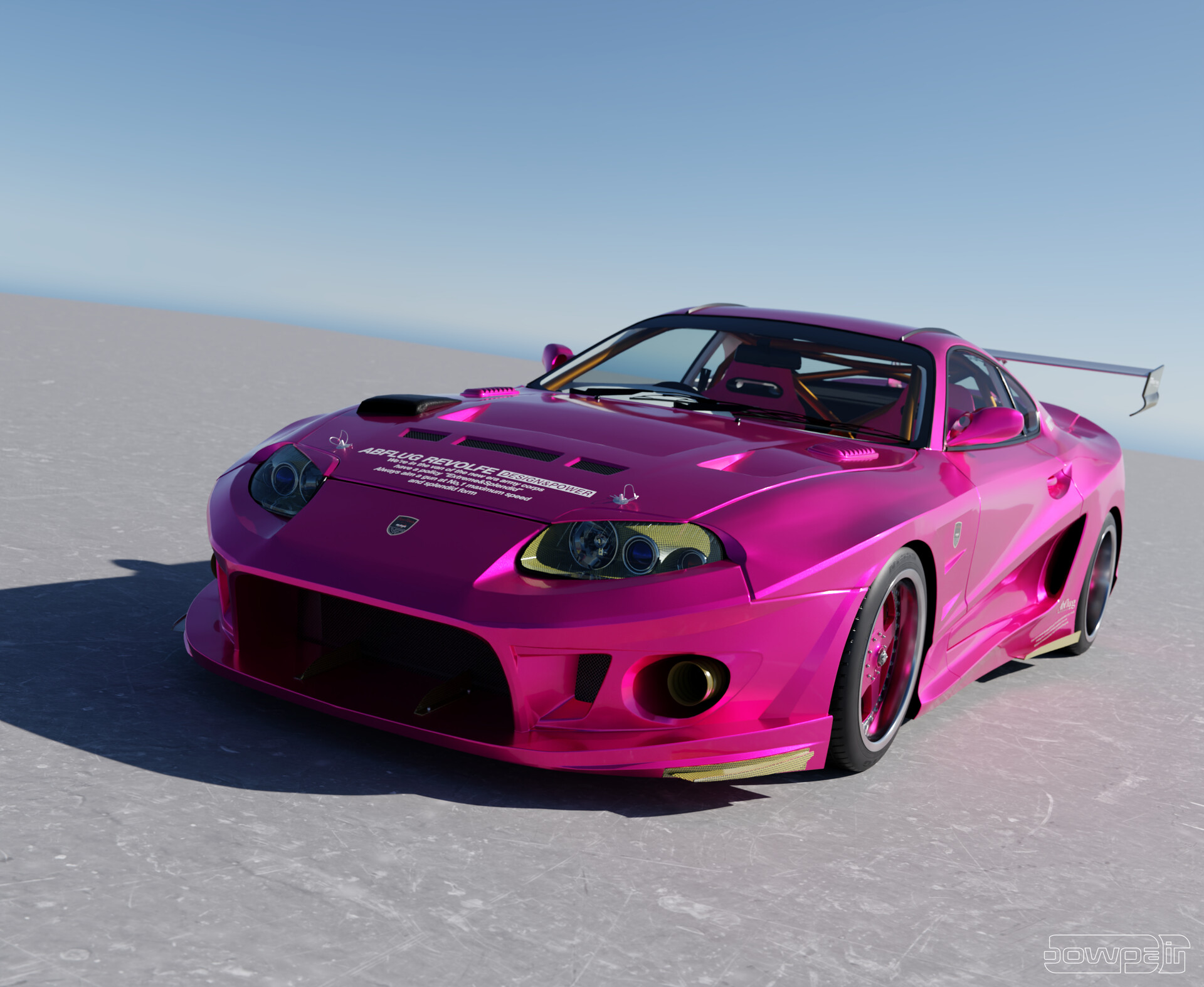 ArtStation - Flourishing Flying Dragon - Toyota Supra (JZA80) AbFlug ...
