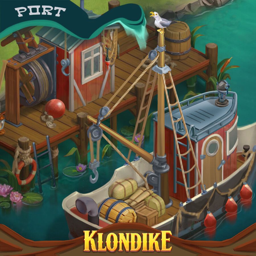 ArtStation - Port. Klondike Adventures