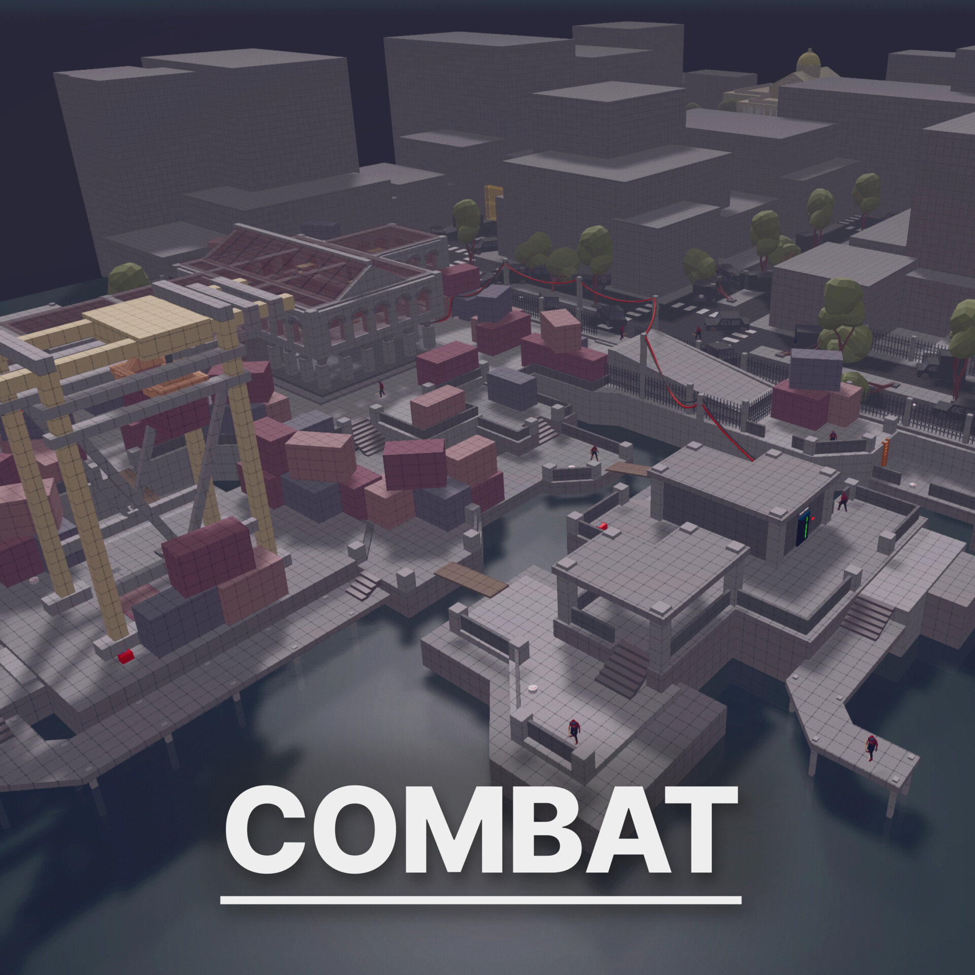 ArtStation - Combat - Level Design Blockout (3-rd person stealth-action ...