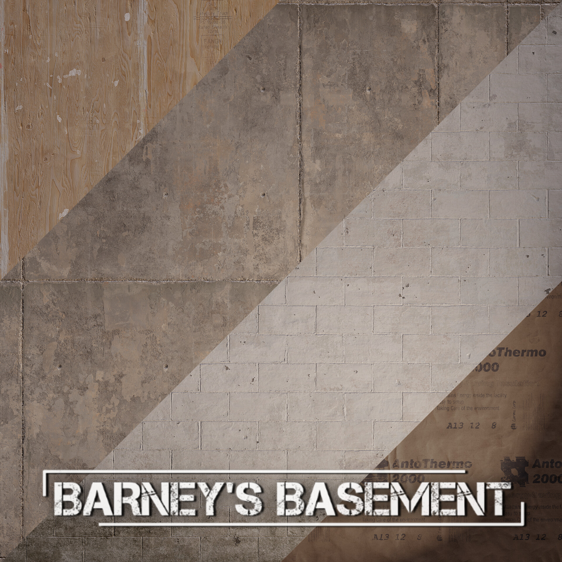 ArtStation - Barney's Basement | Materials