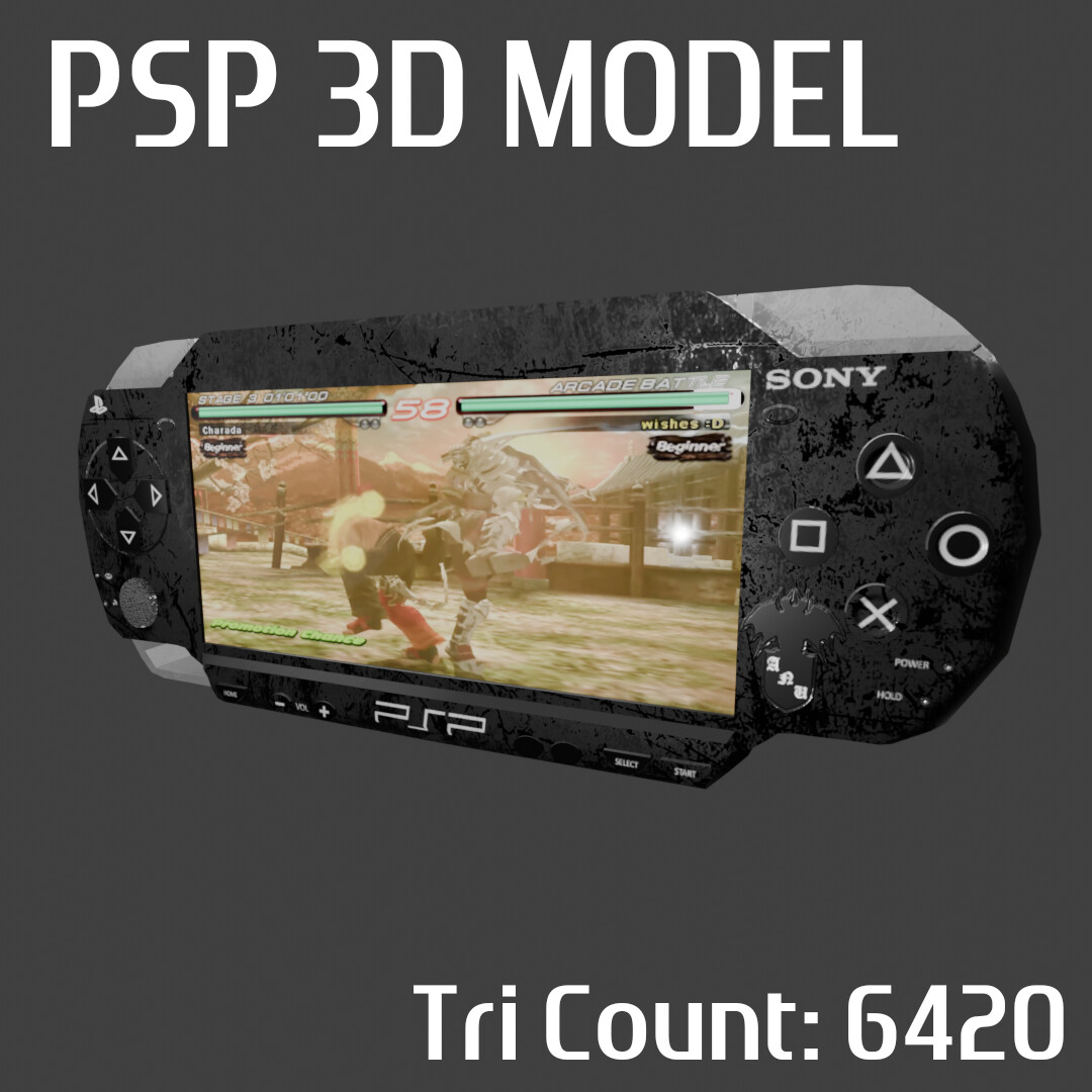 ArtStation - PSP 3D MODEL