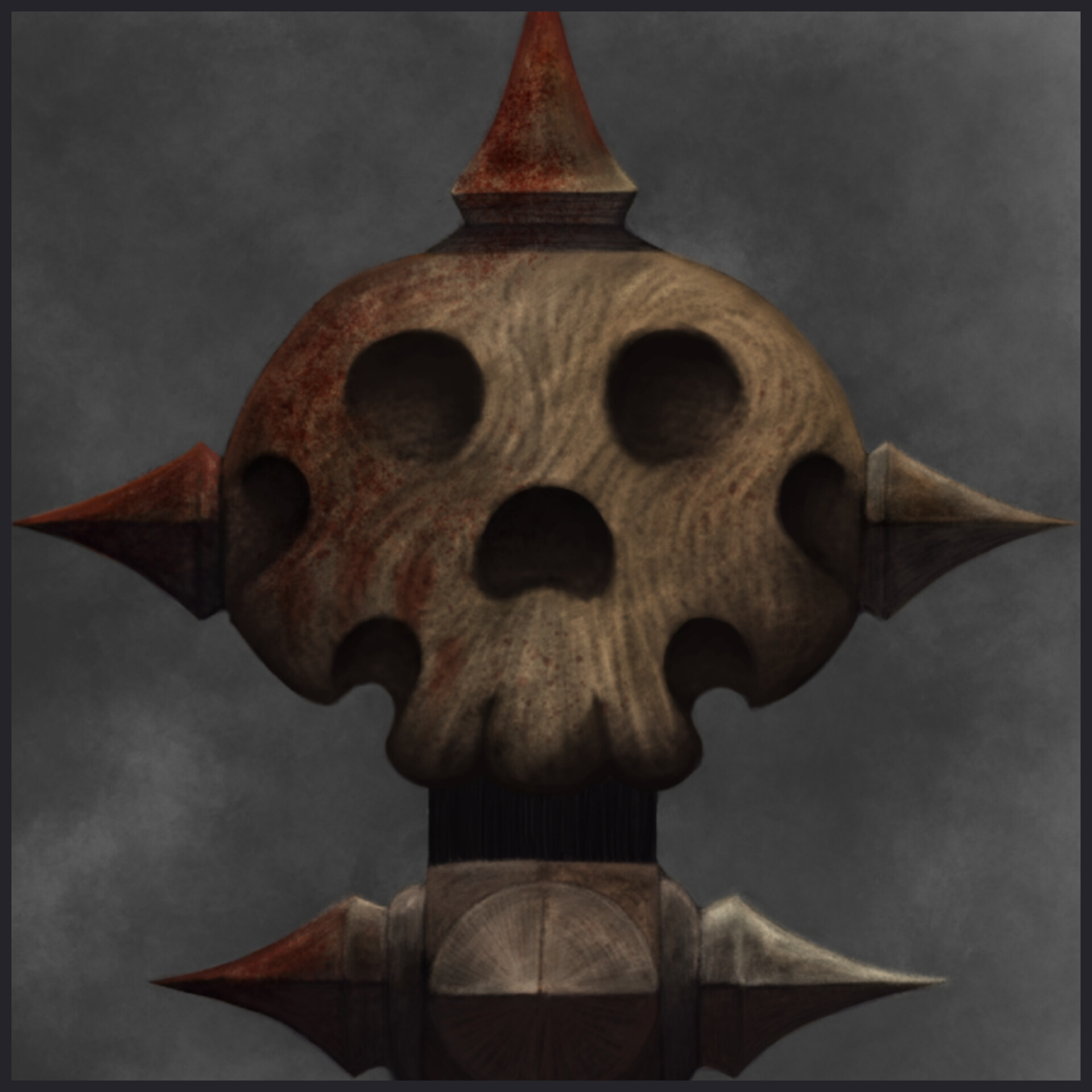 ArtStation - Skull Mace Concept