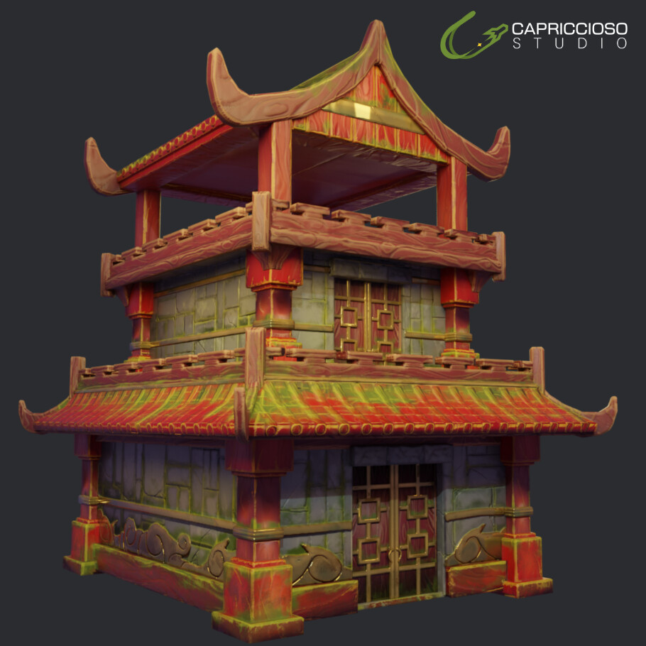 ArtStation - Ruin structure 3D