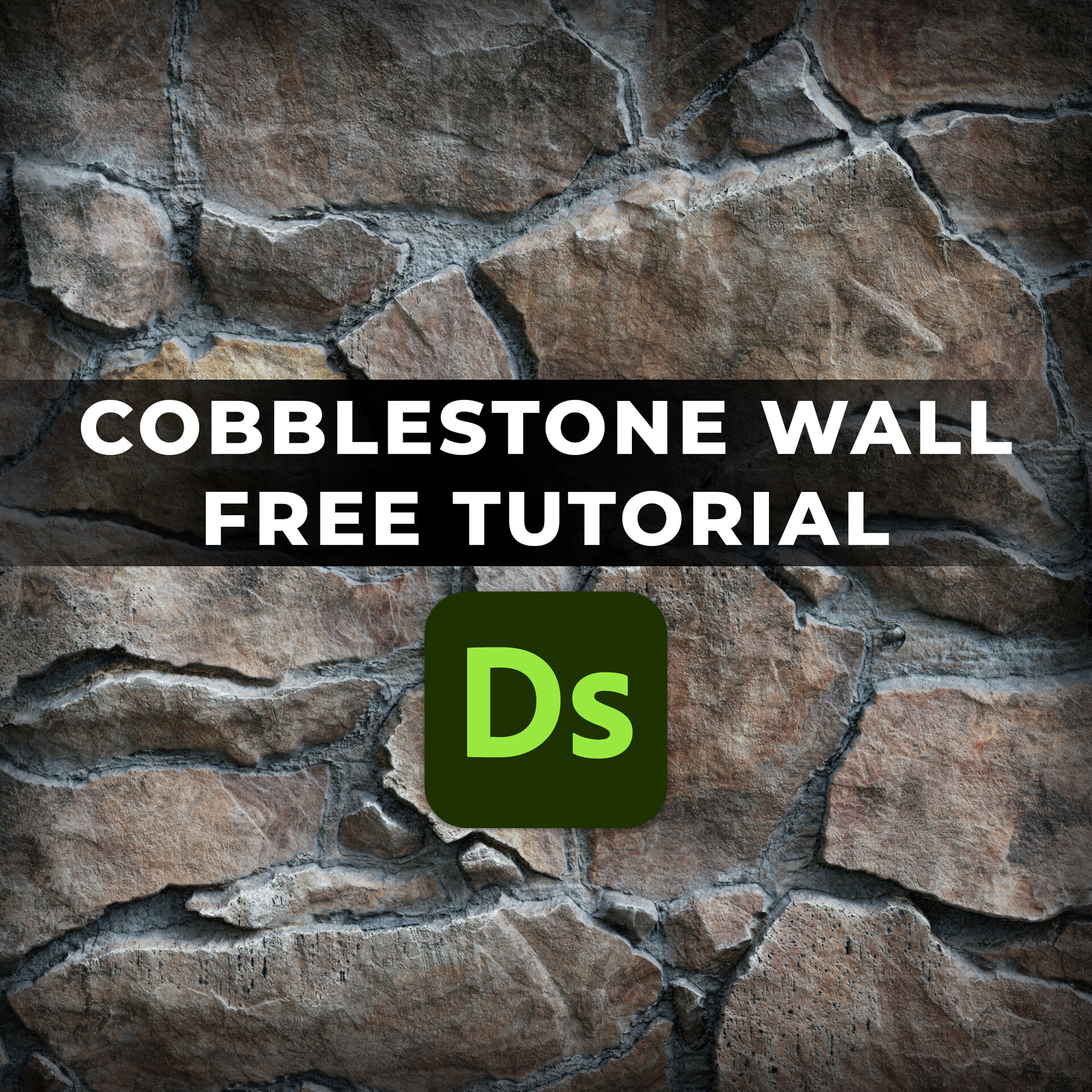 ArtStation - Cobblestone Wall - Free Tutorial