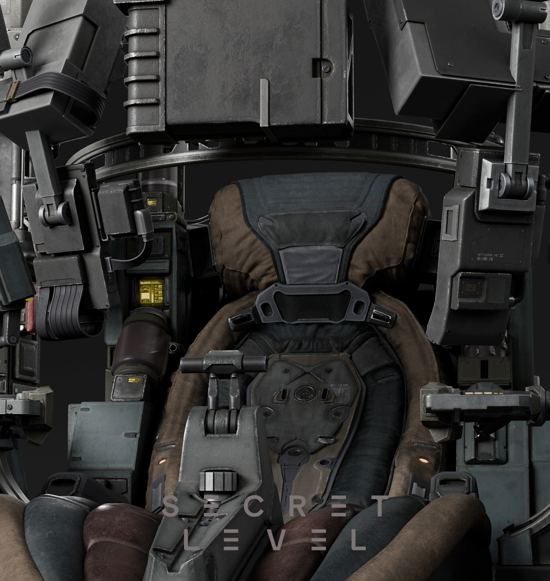 ArtStation - Armored Core-Secret Level-Cockpit