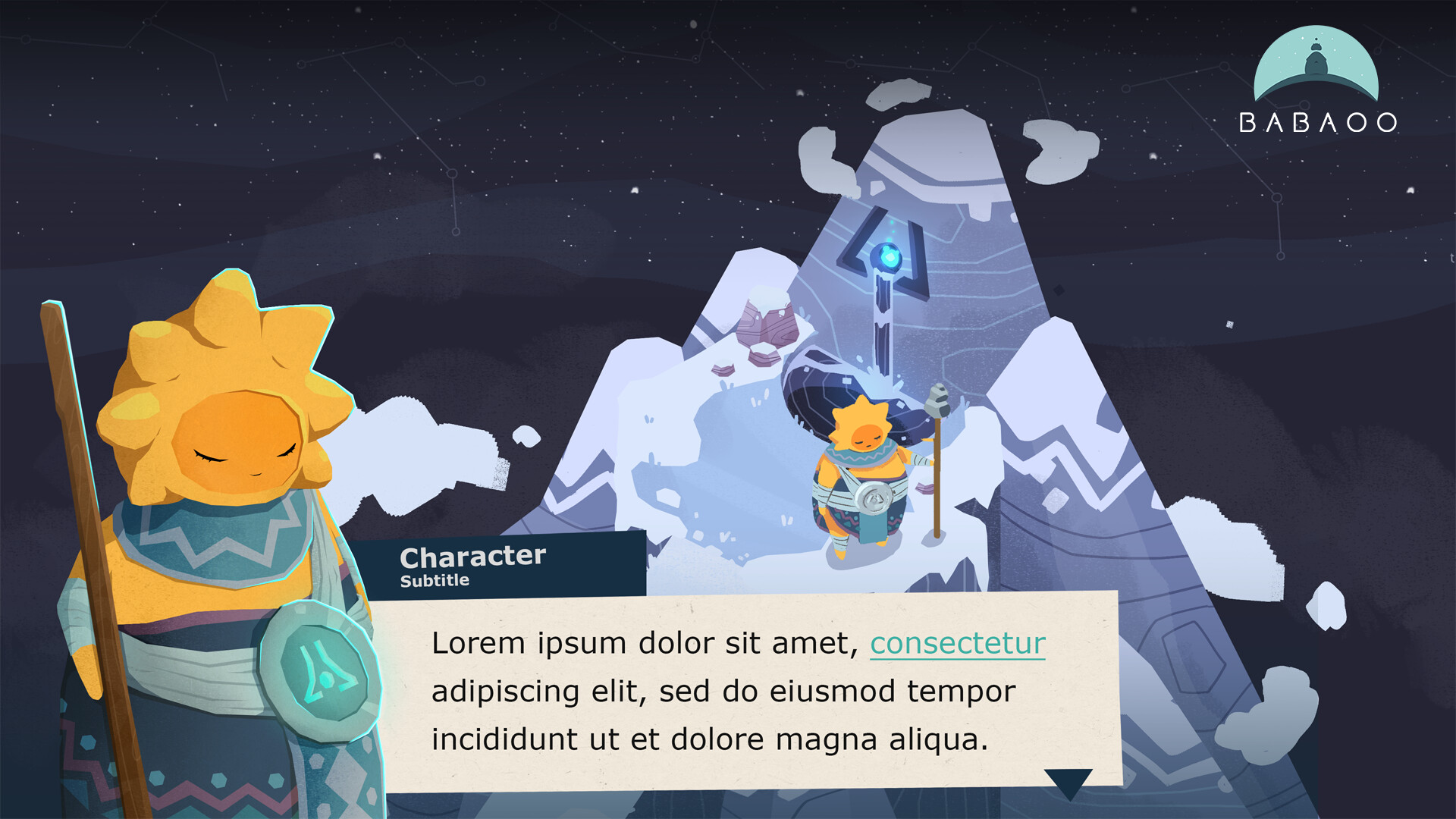 ArtStation - Babaoo - UI & Illustration - Dialogues