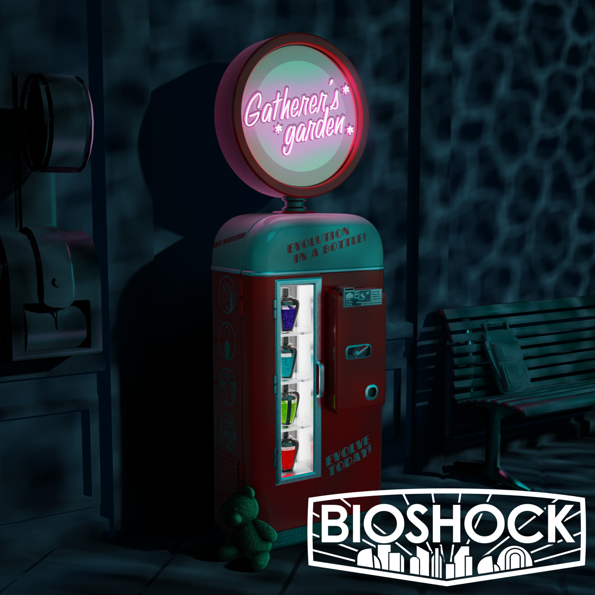 ArtStation - Bioshock - Gatherer's Garden