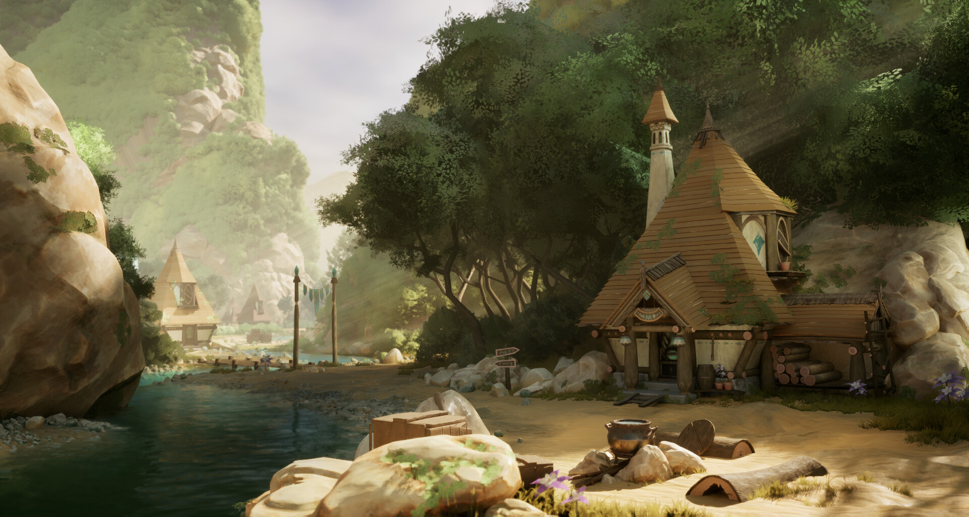 ArtStation - River House