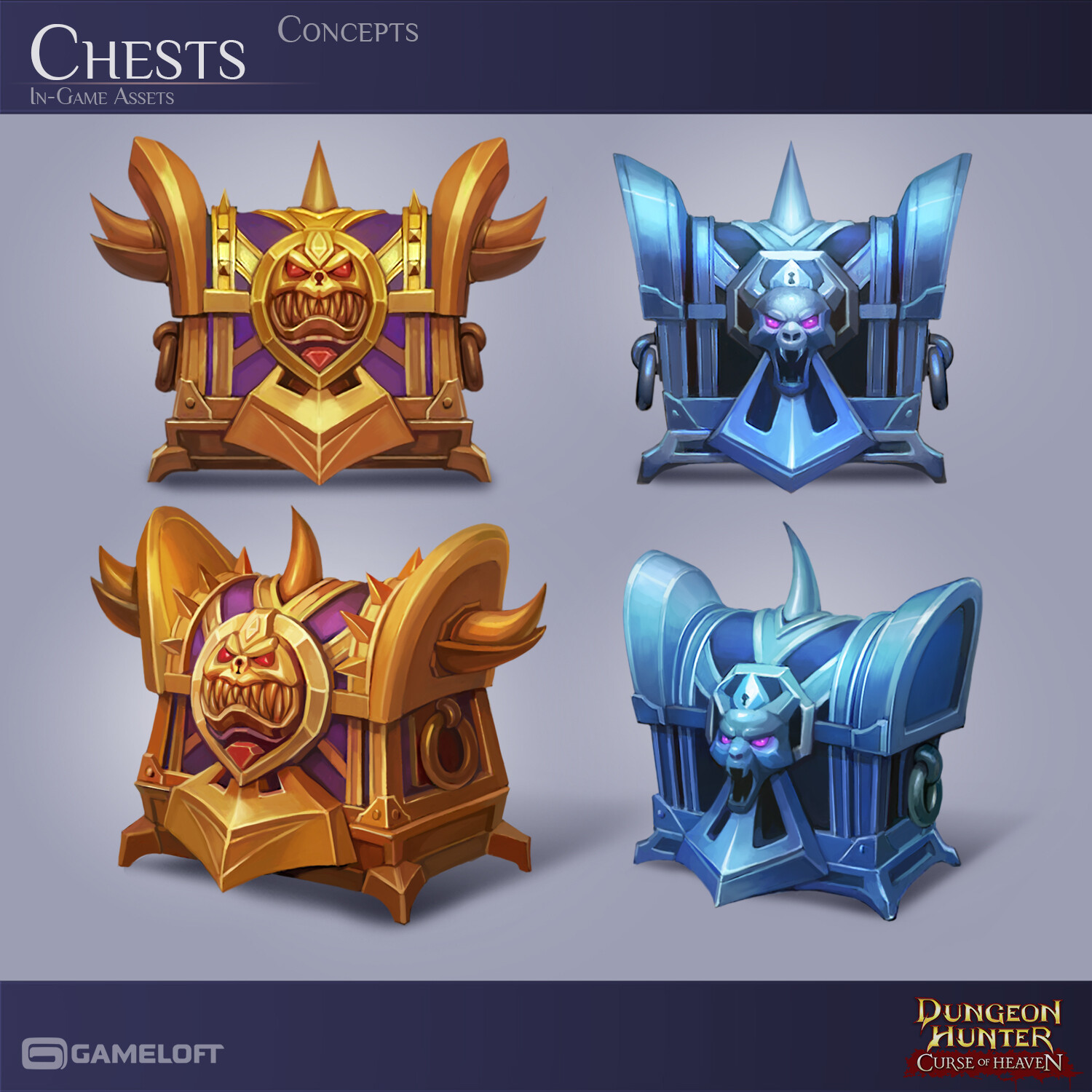 ArtStation - Chests for Dungeon Hunter