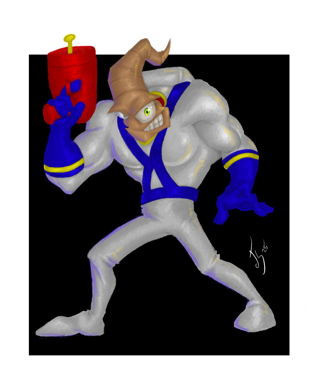 ArtStation - Earthworm Jim