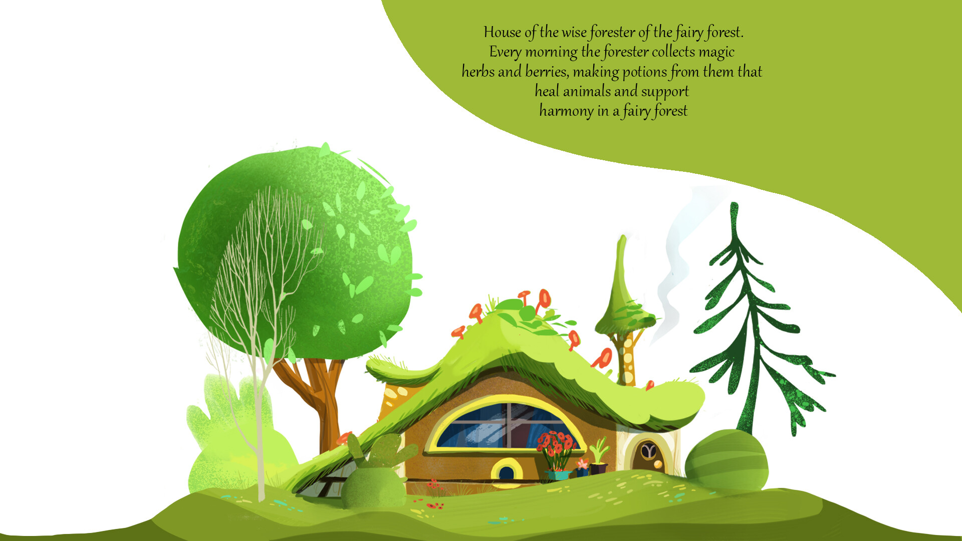 ArtStation - Forester's house - visual development project