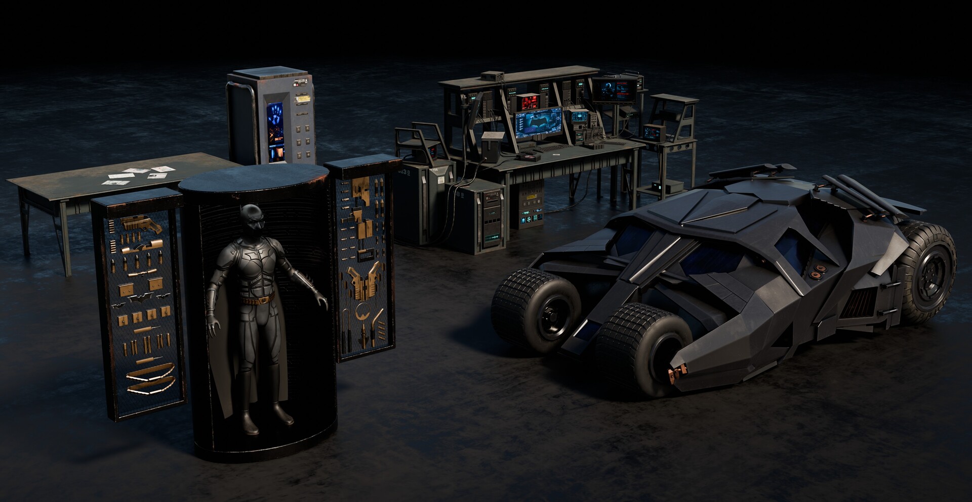 ArtStation - Batman Props and Details