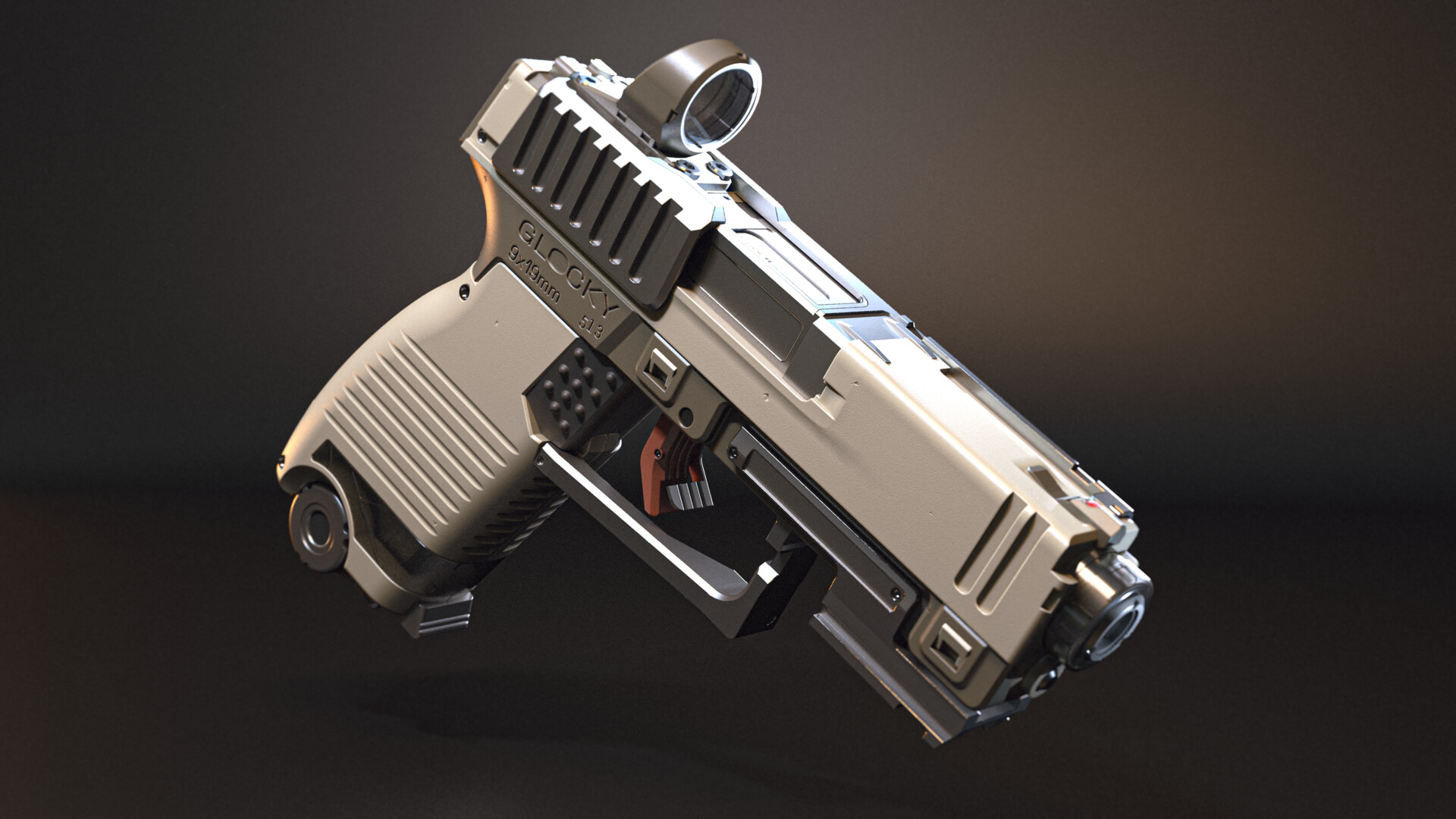 ArtStation - MO Disk skin - Glock