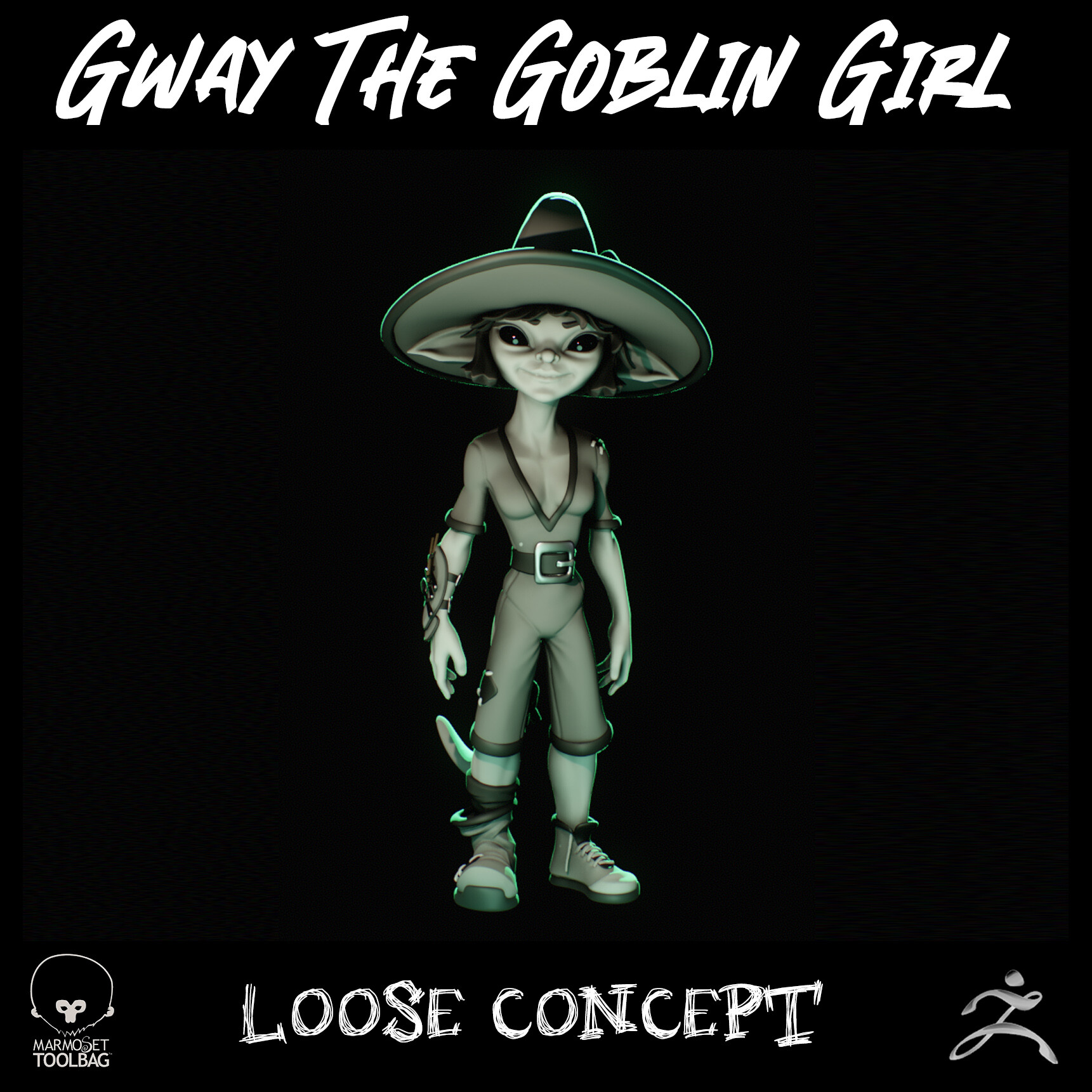 ArtStation - Gway the Goblin Girl