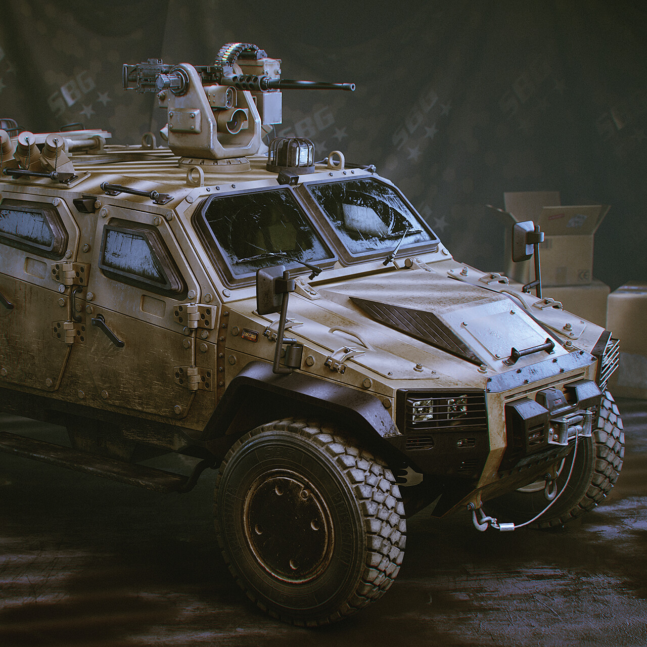 ArtStation - Armored Combat Vehicle