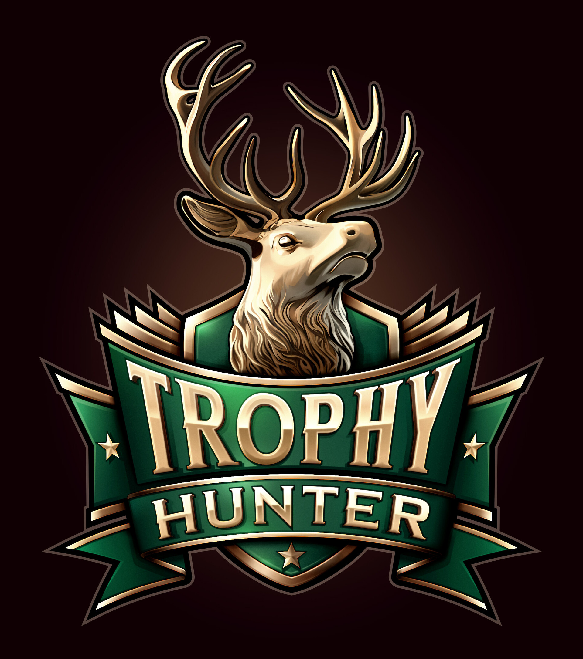 ArtStation - TROPHY HUNTER logo