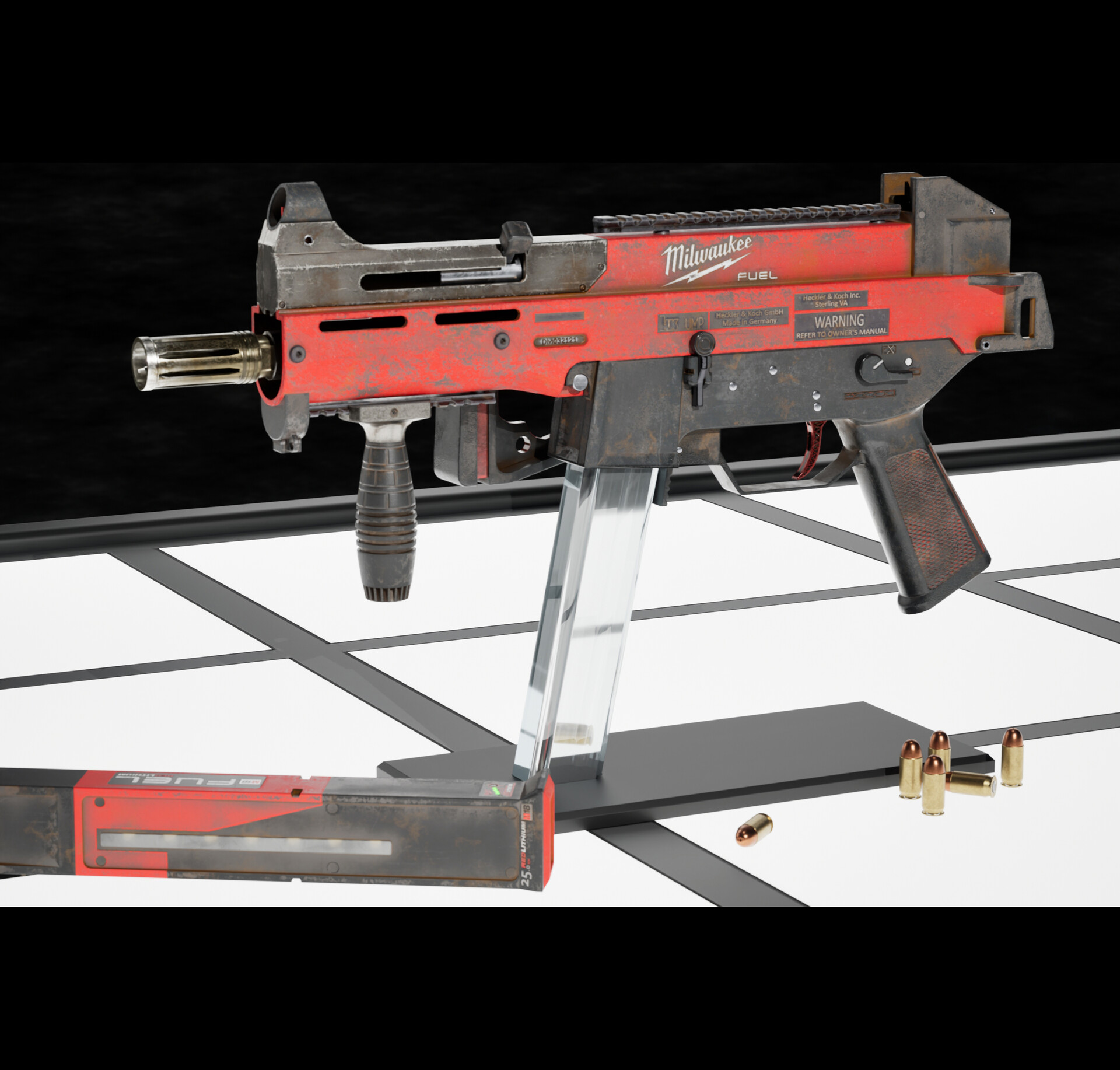 ArtStation - Heckler & Koch X Milwaukee - UMP .45