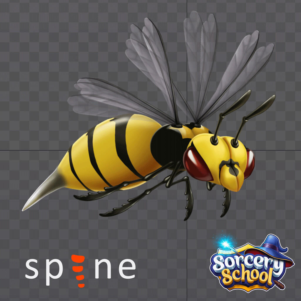 ArtStation - Sorcery school - Wasps Spell