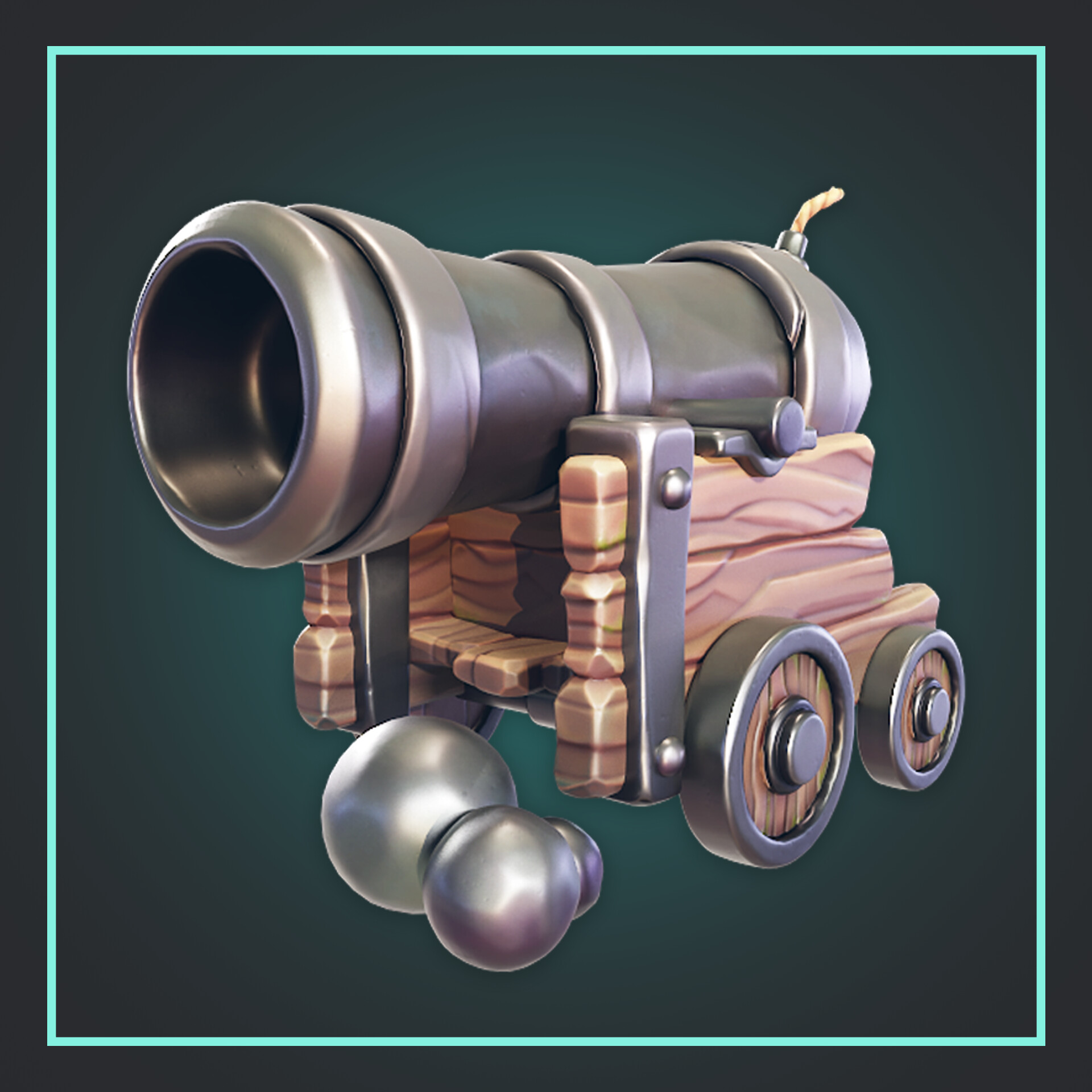 ArtStation - Stylized Cannon