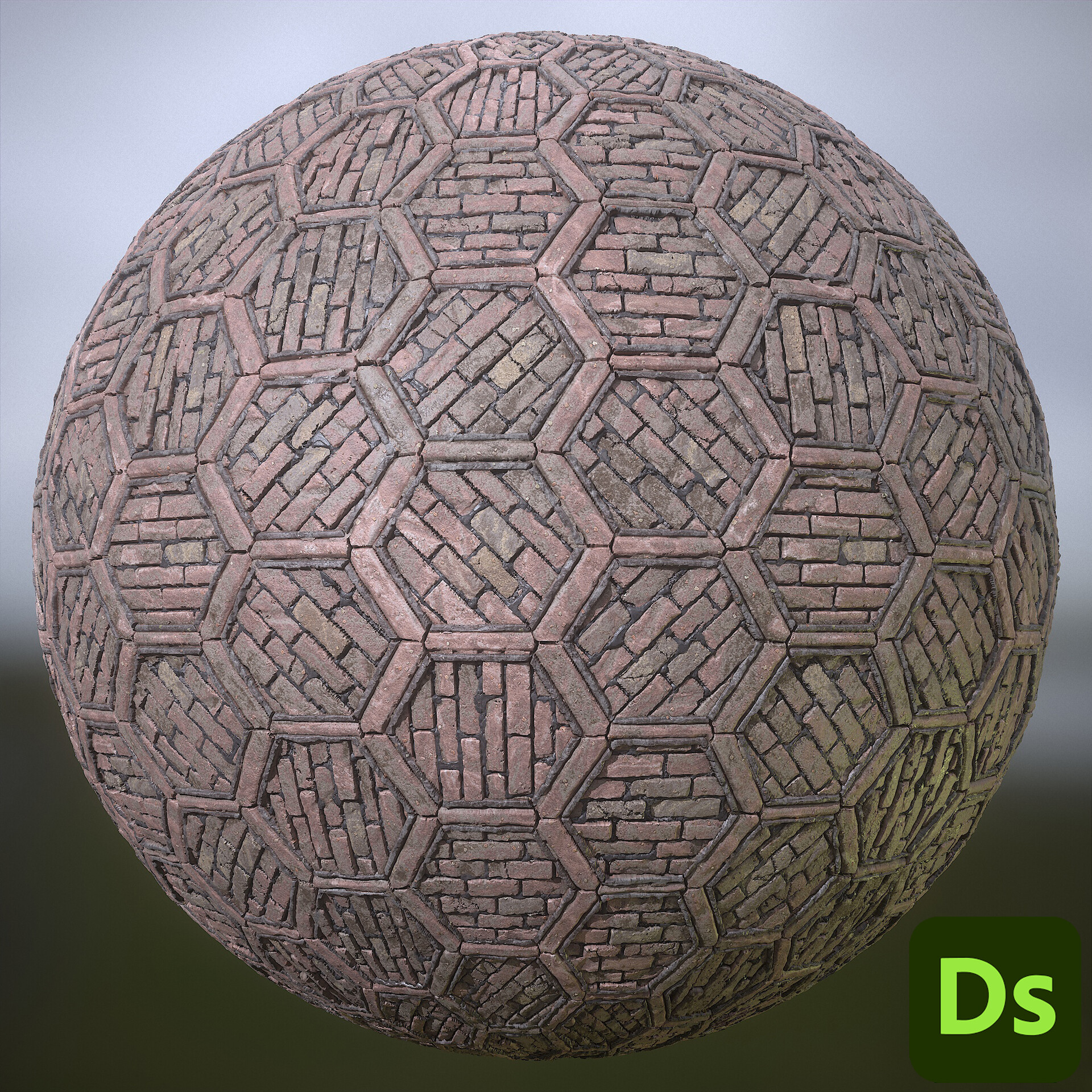 ArtStation - Hexagon Floor Tiles