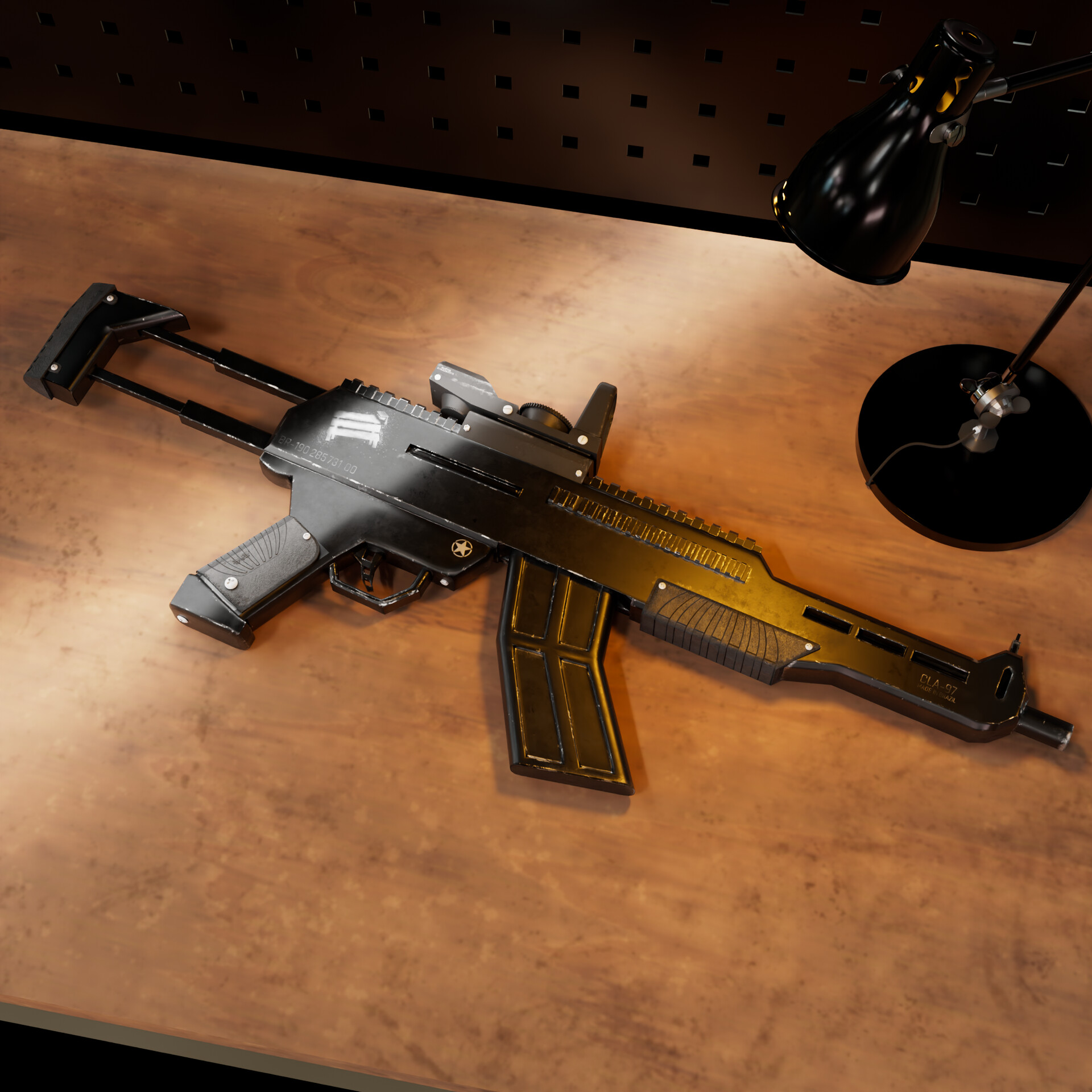 ArtStation - GUN Project: CLA-97 Assault Rifle