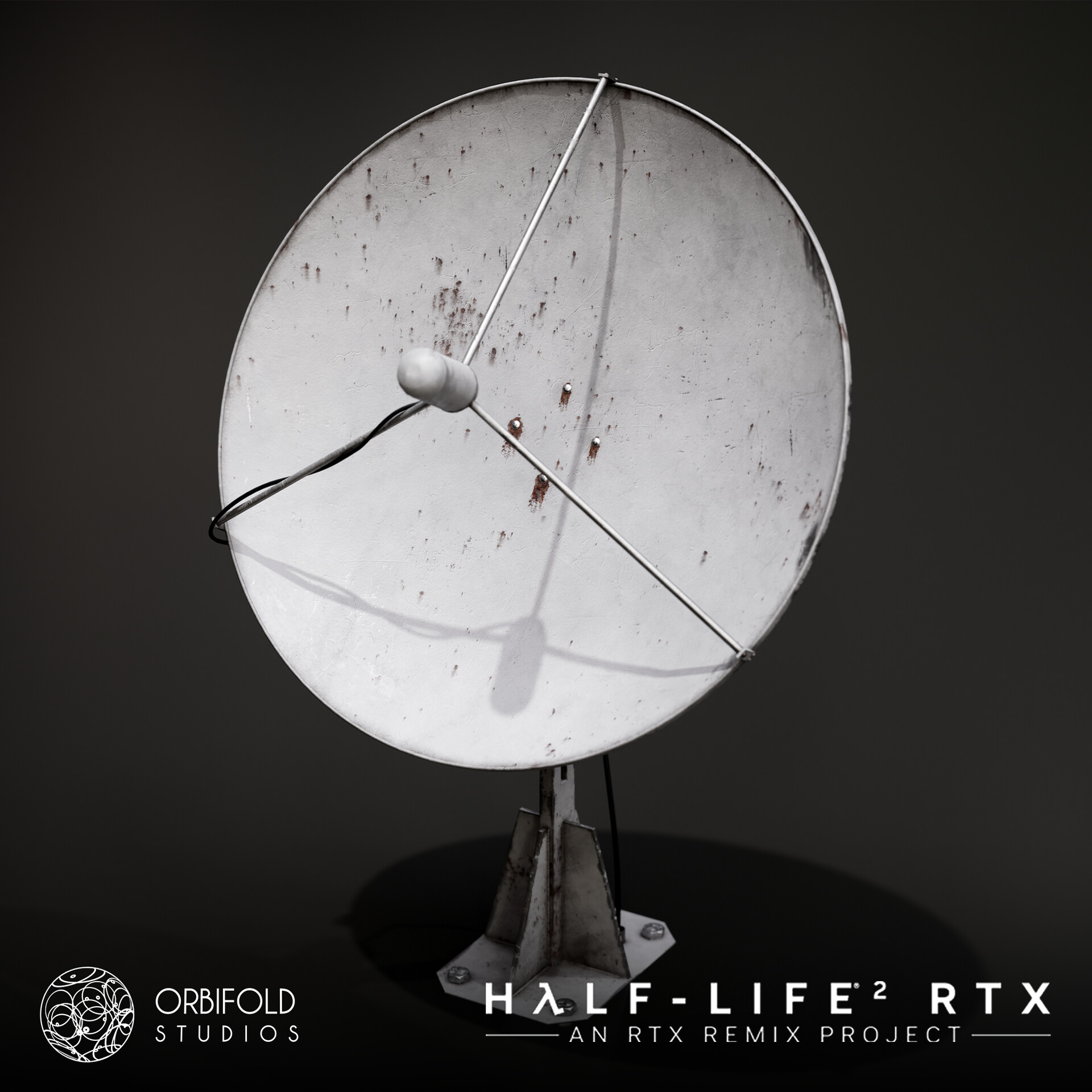 ArtStation - Satellite Roof Dish | Half Life 2: RTX